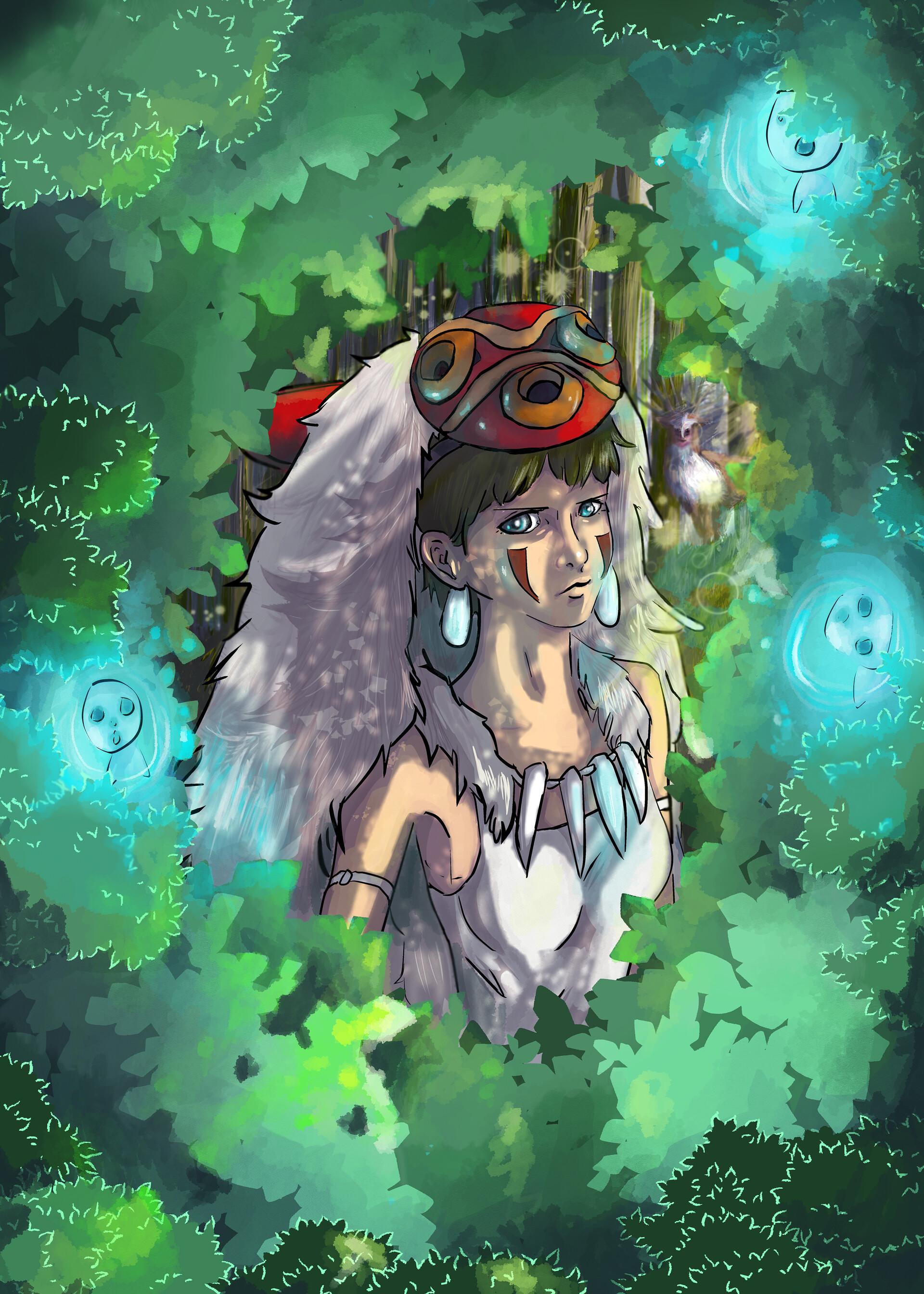 Princess Mononoke Concept Art