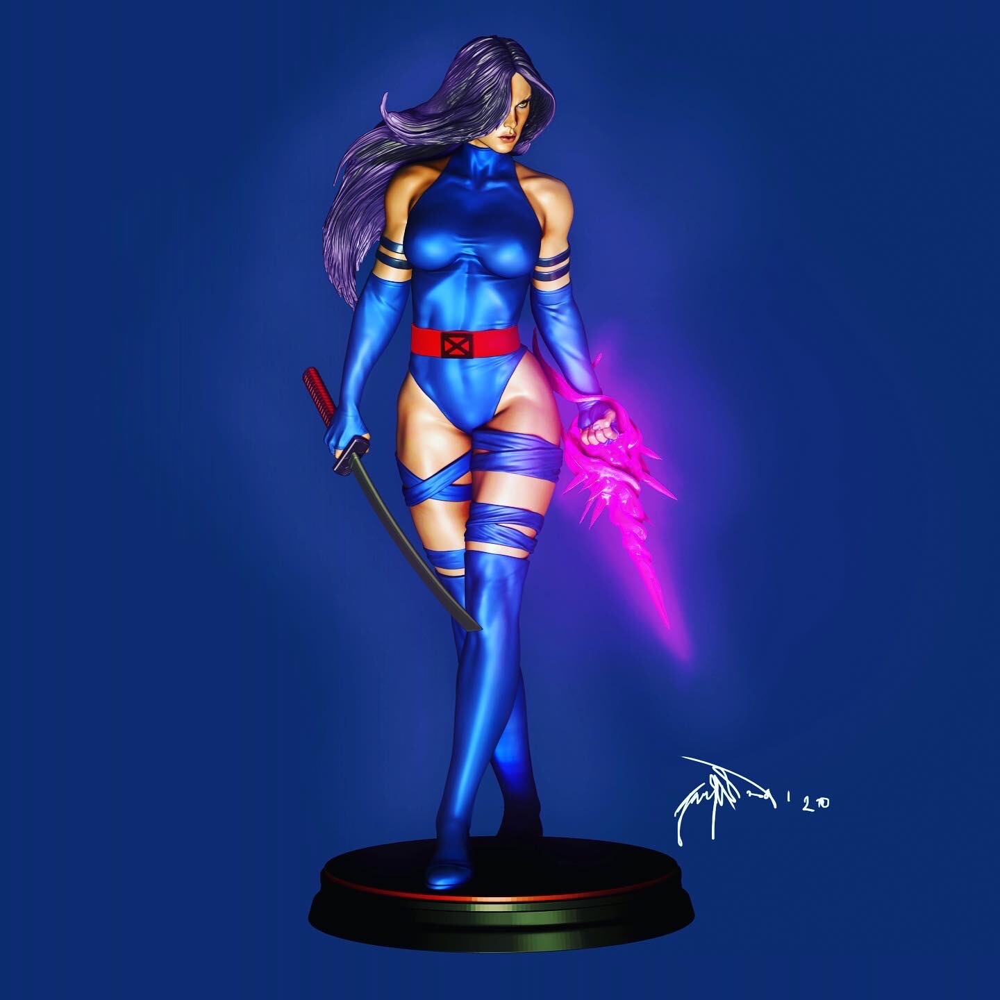 Erick Sosa - Psylocke finished