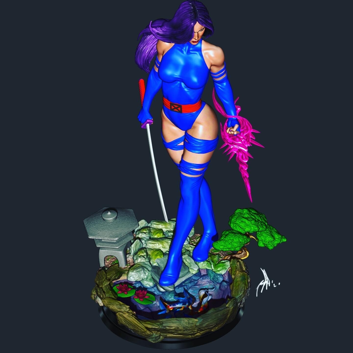 Erick Sosa - Psylocke finished