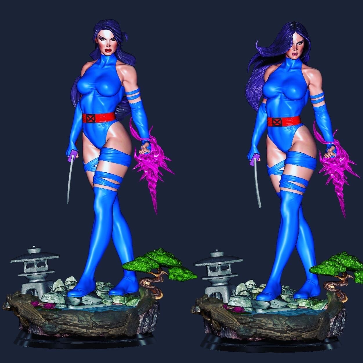 Erick Sosa - Psylocke finished