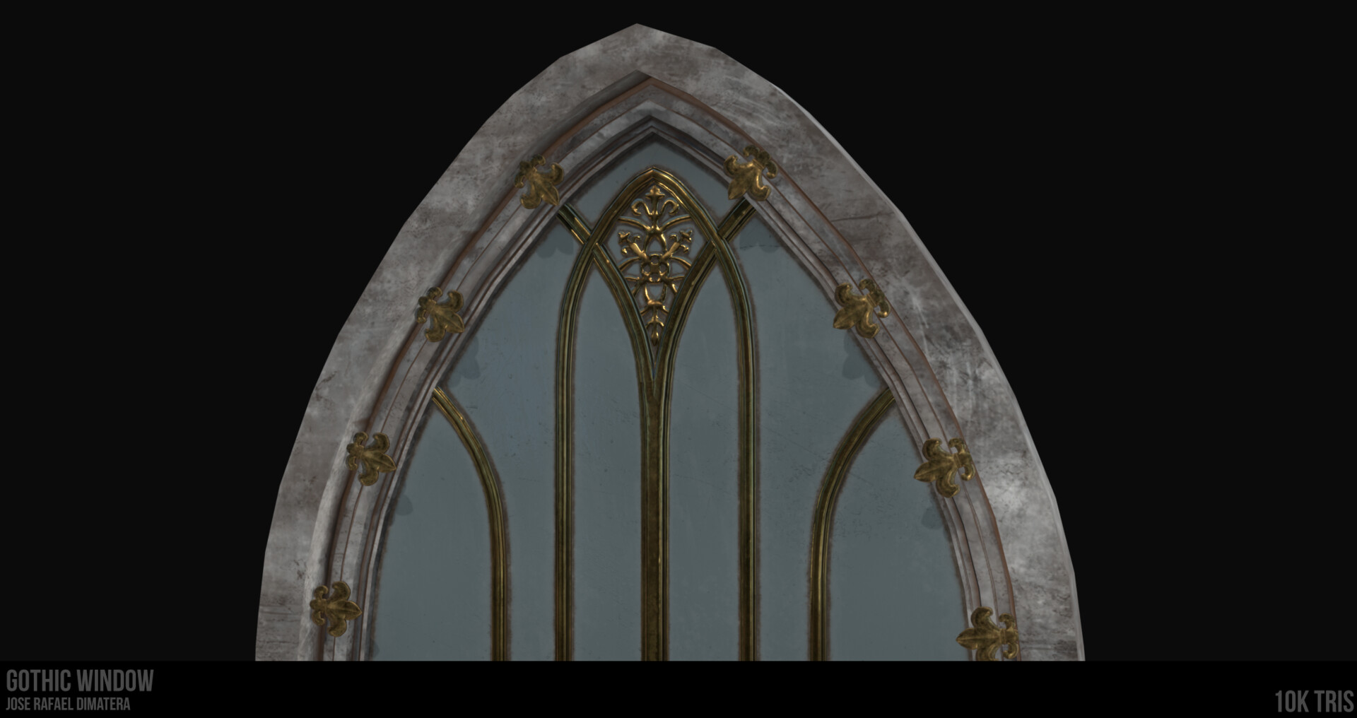 ArtStation - Ornate Stone Window