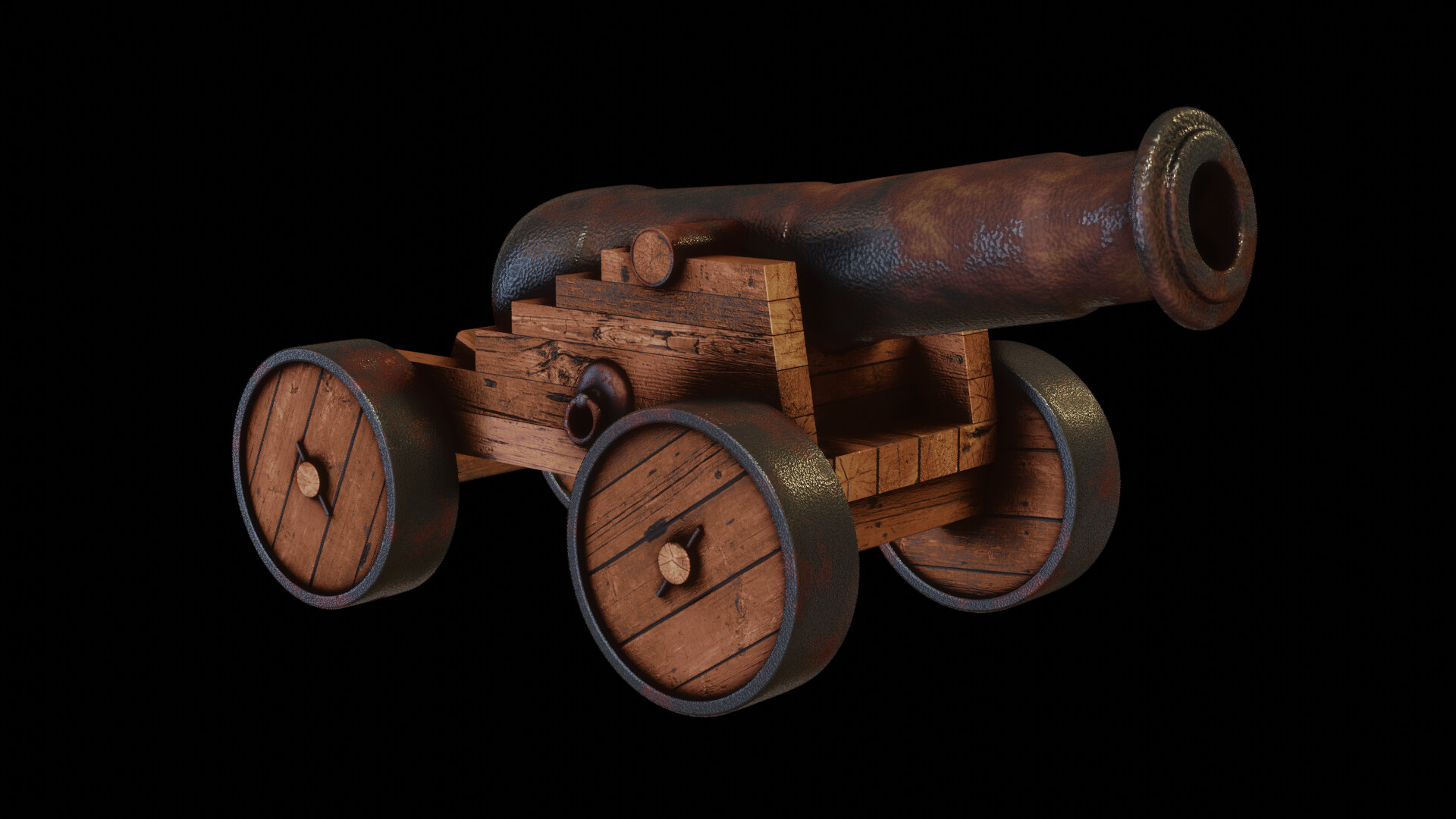 ArtStation - Stylized medieval cannon