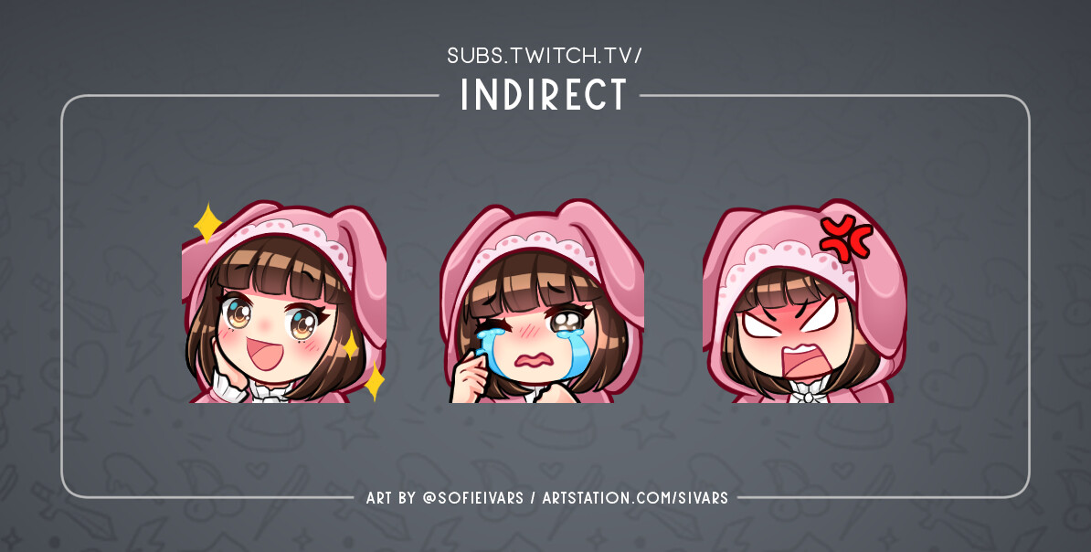 Sofie Ivars - Twitch Emotes