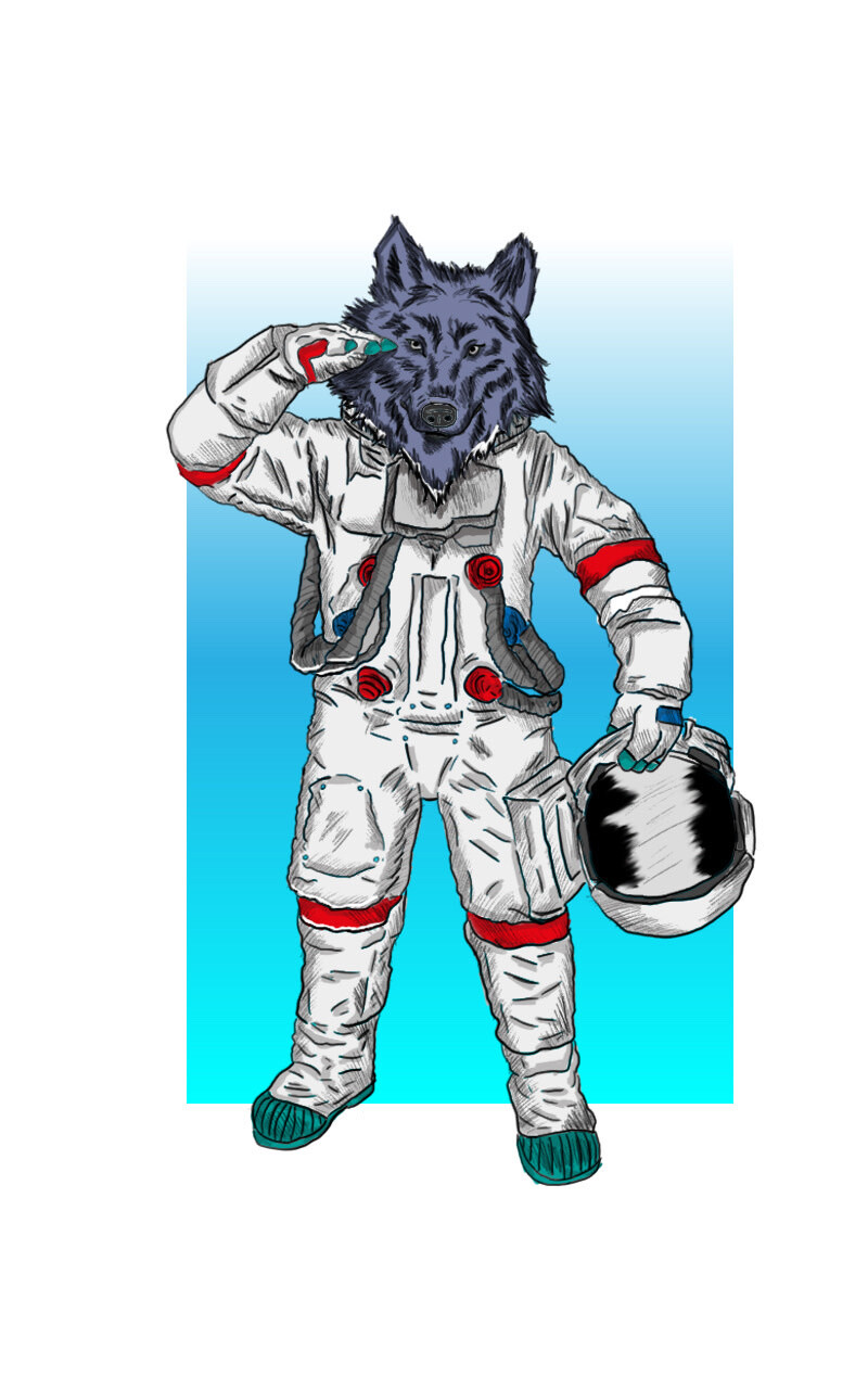 ArtStation - Space wolf