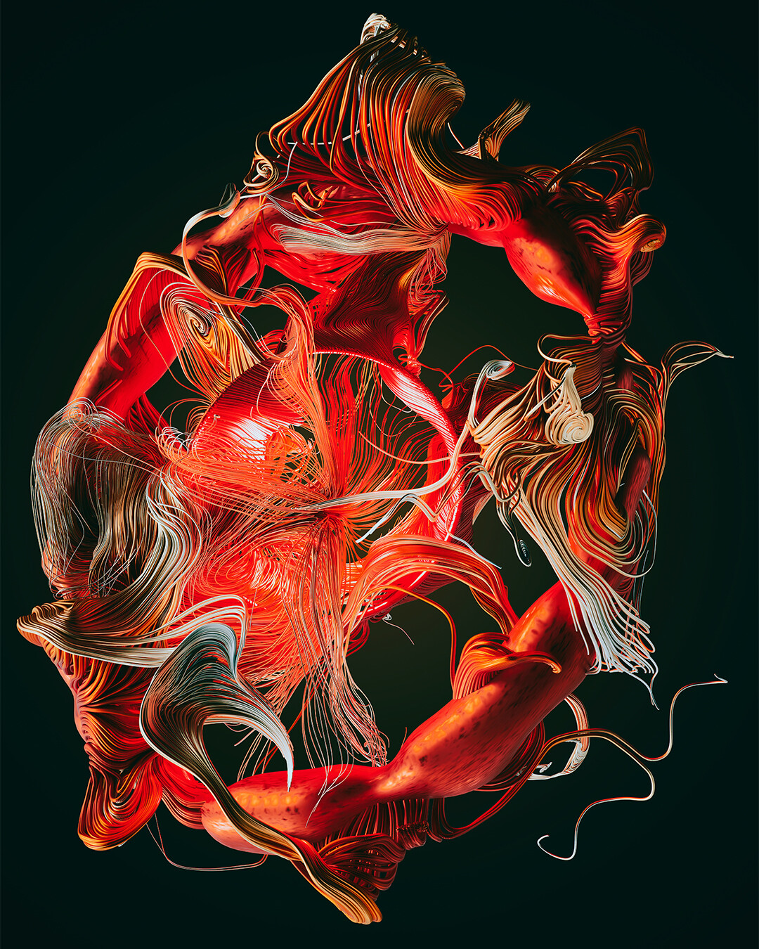 ArtStation - Chaotic Lines #1_color