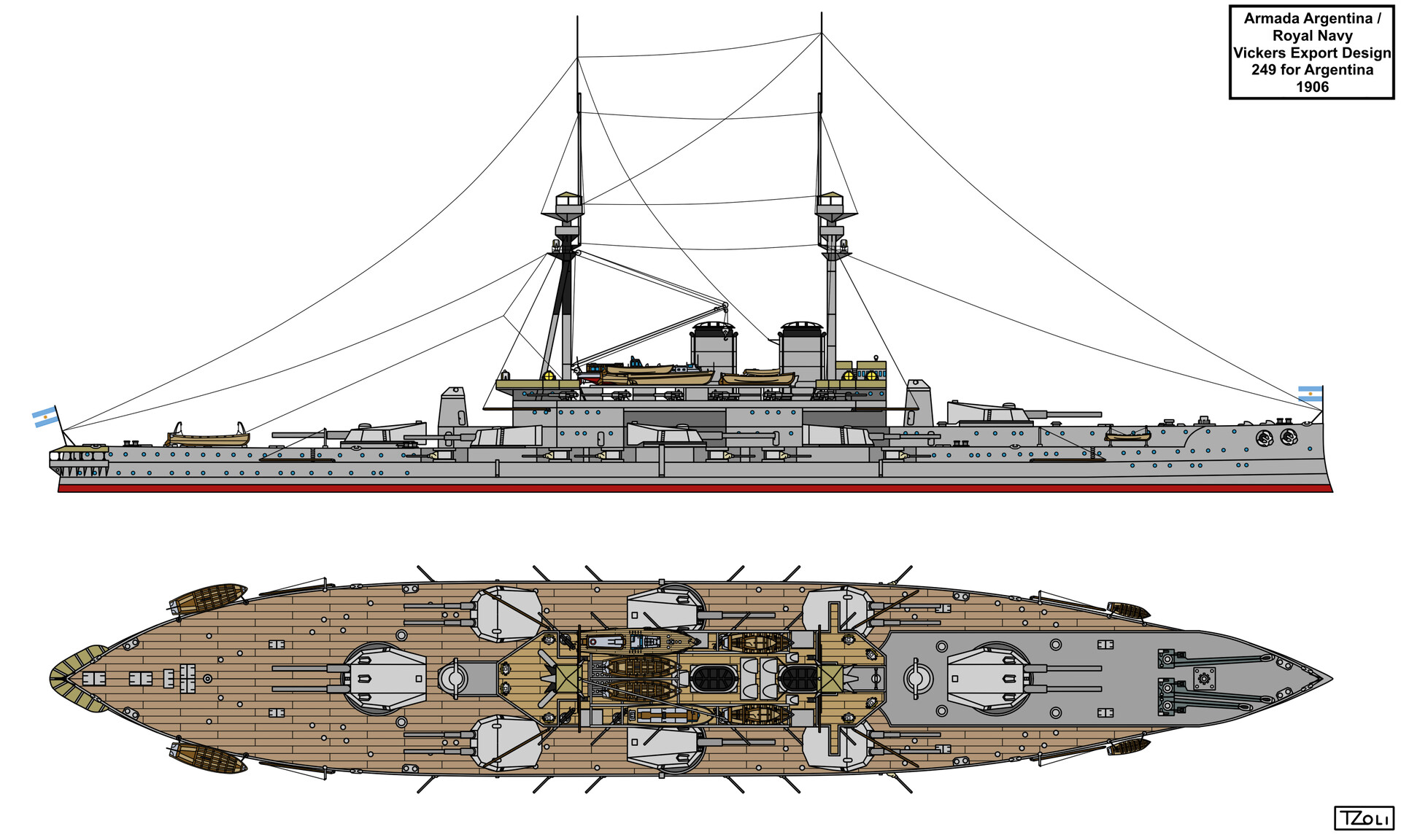 ArtStation - Vickers Export Design 249 for Argentina