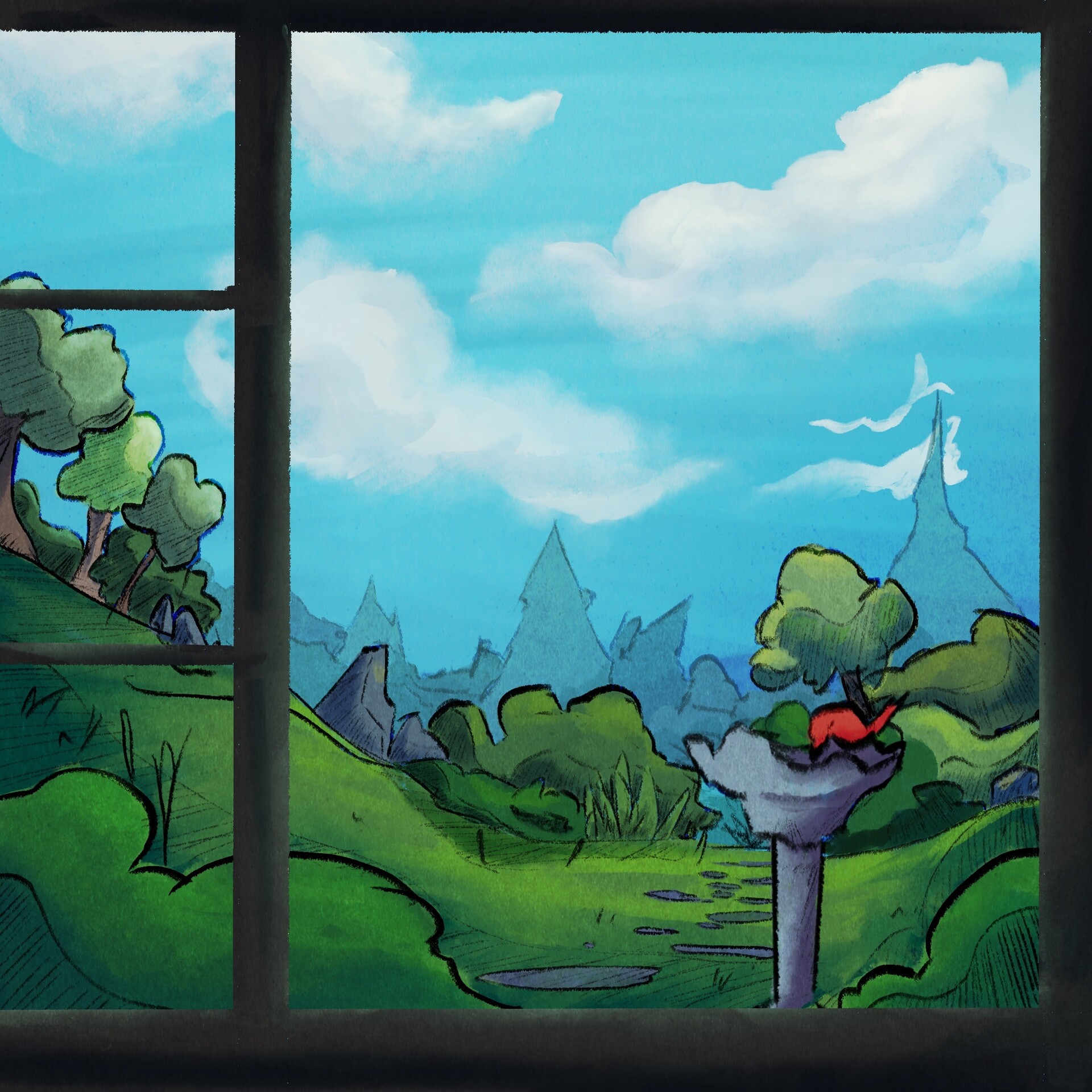 ArtStation - Out The Window