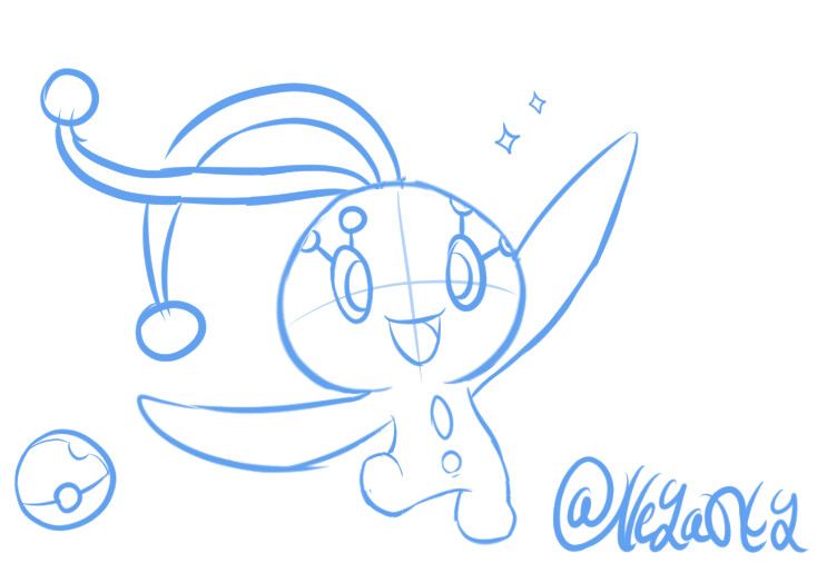 manaphy coloring page