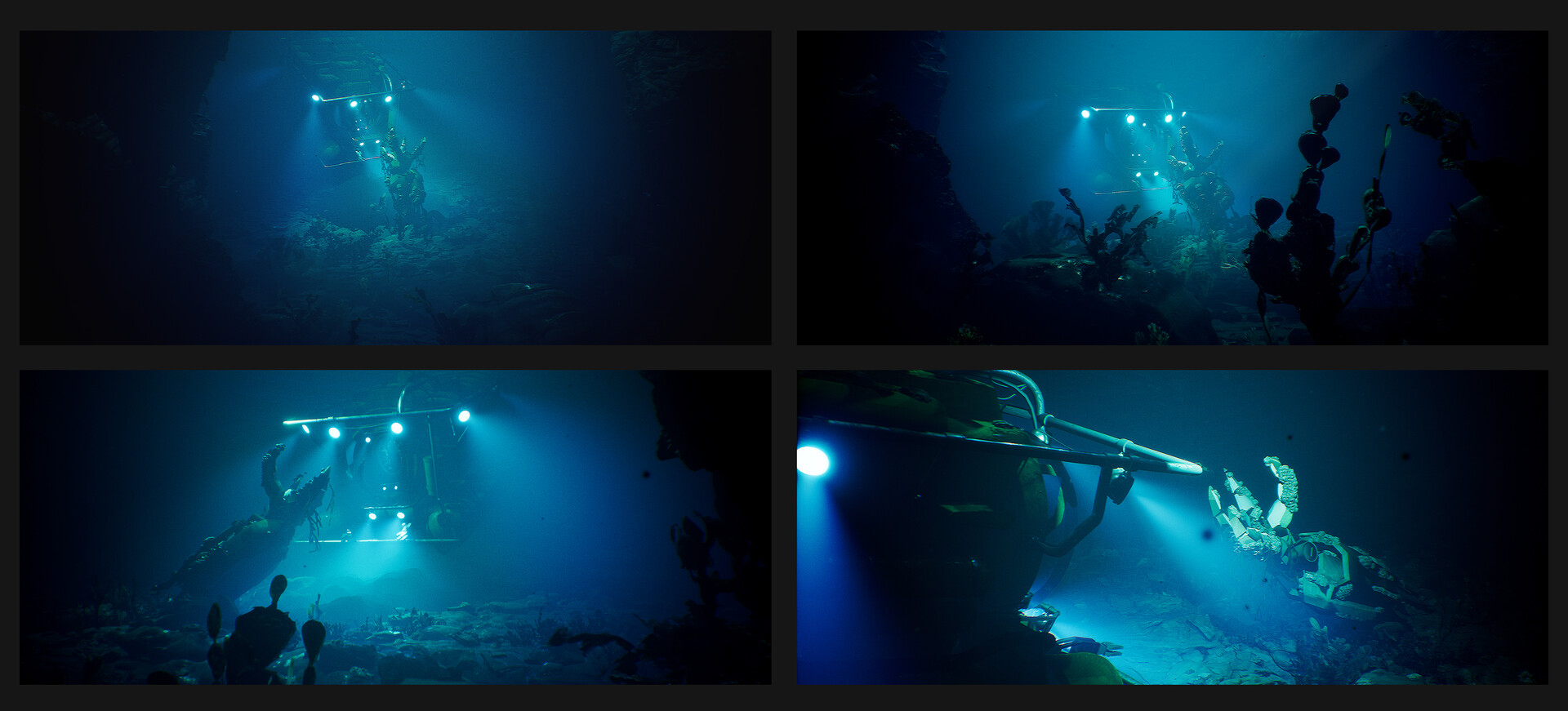 Falk Boje - Submerged - Vray5 and Unreal workflow for concept art