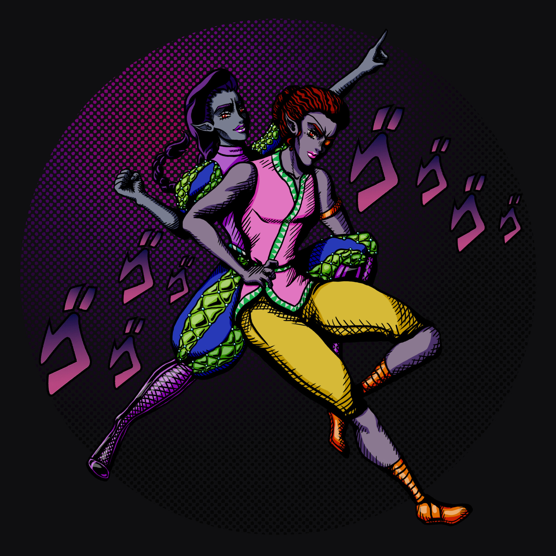 ArtStation - JOJO style!