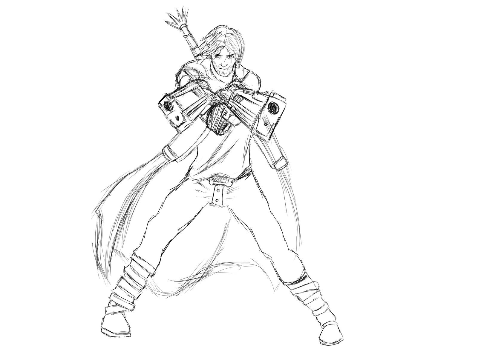 dante devil may cry coloring page