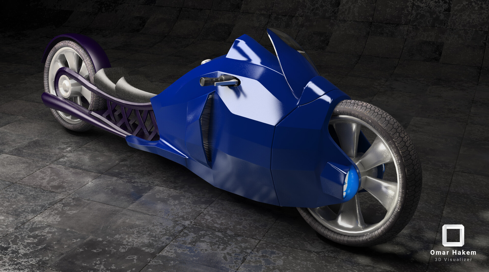 ArtStation - Scifi Motor Bike