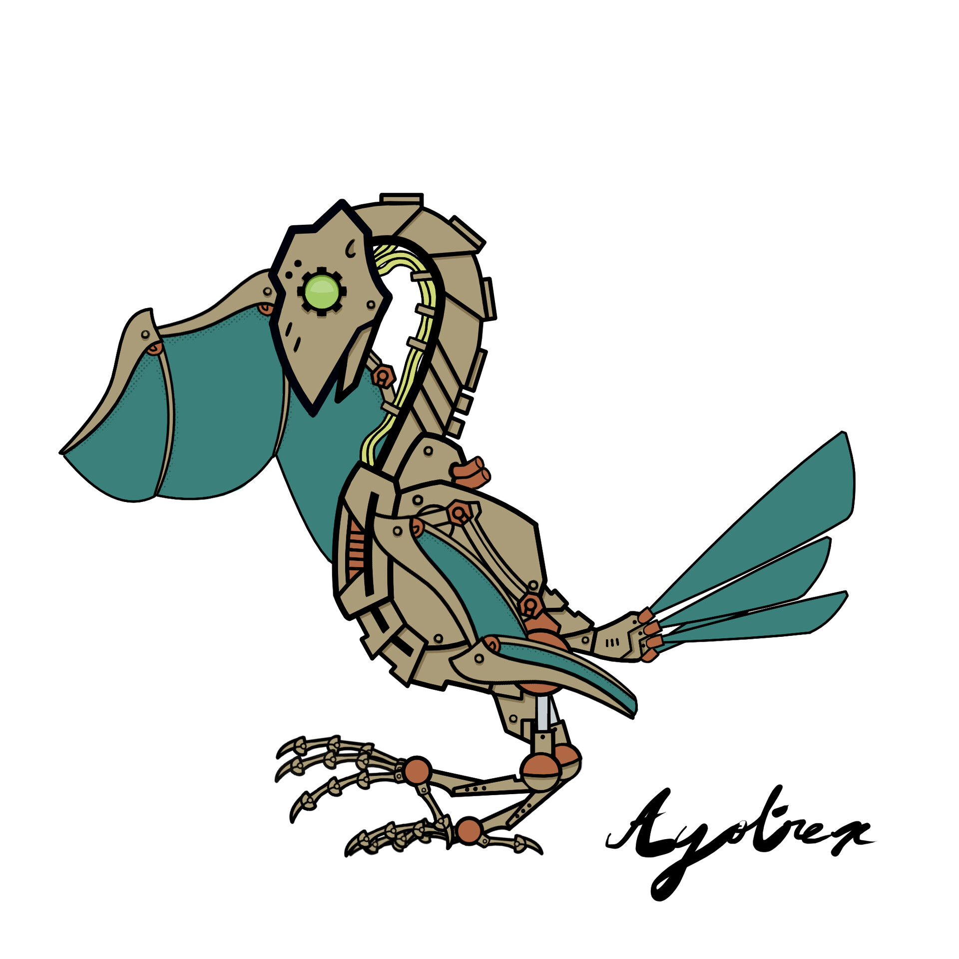 ArtStation - Mechanical Bird