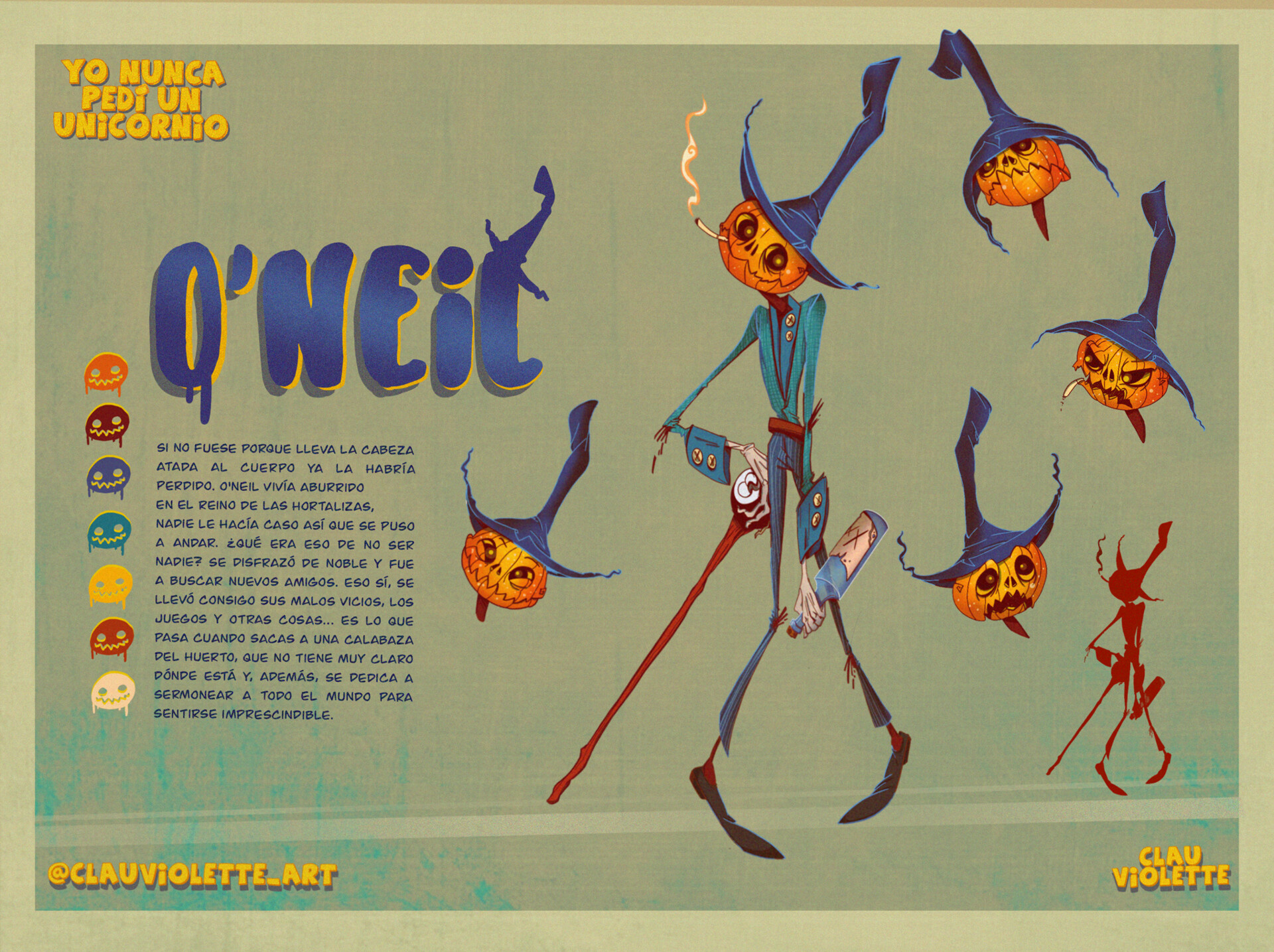 Clau Violette - Cartoon Animation project