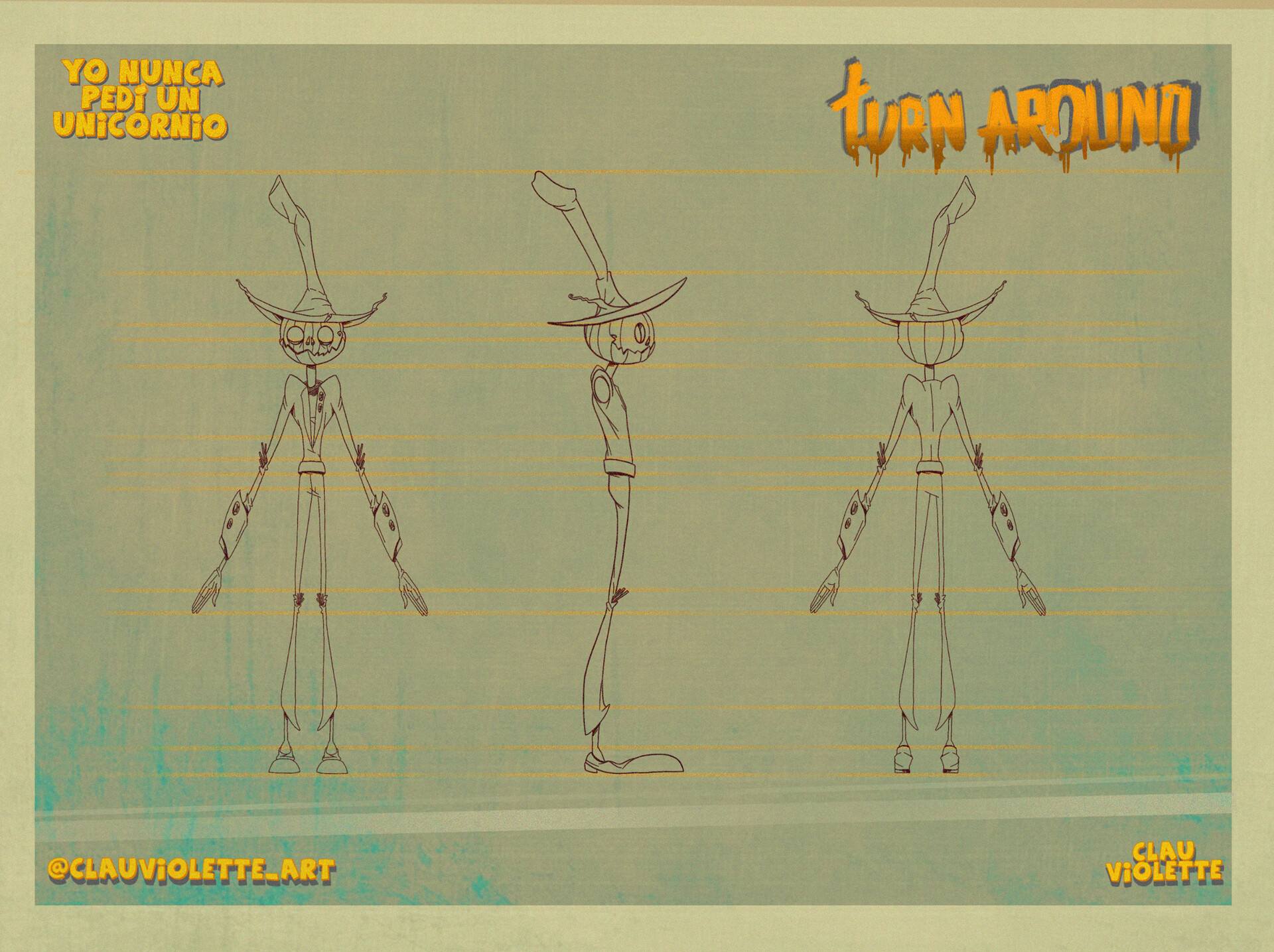 Clau Violette - Cartoon Animation project