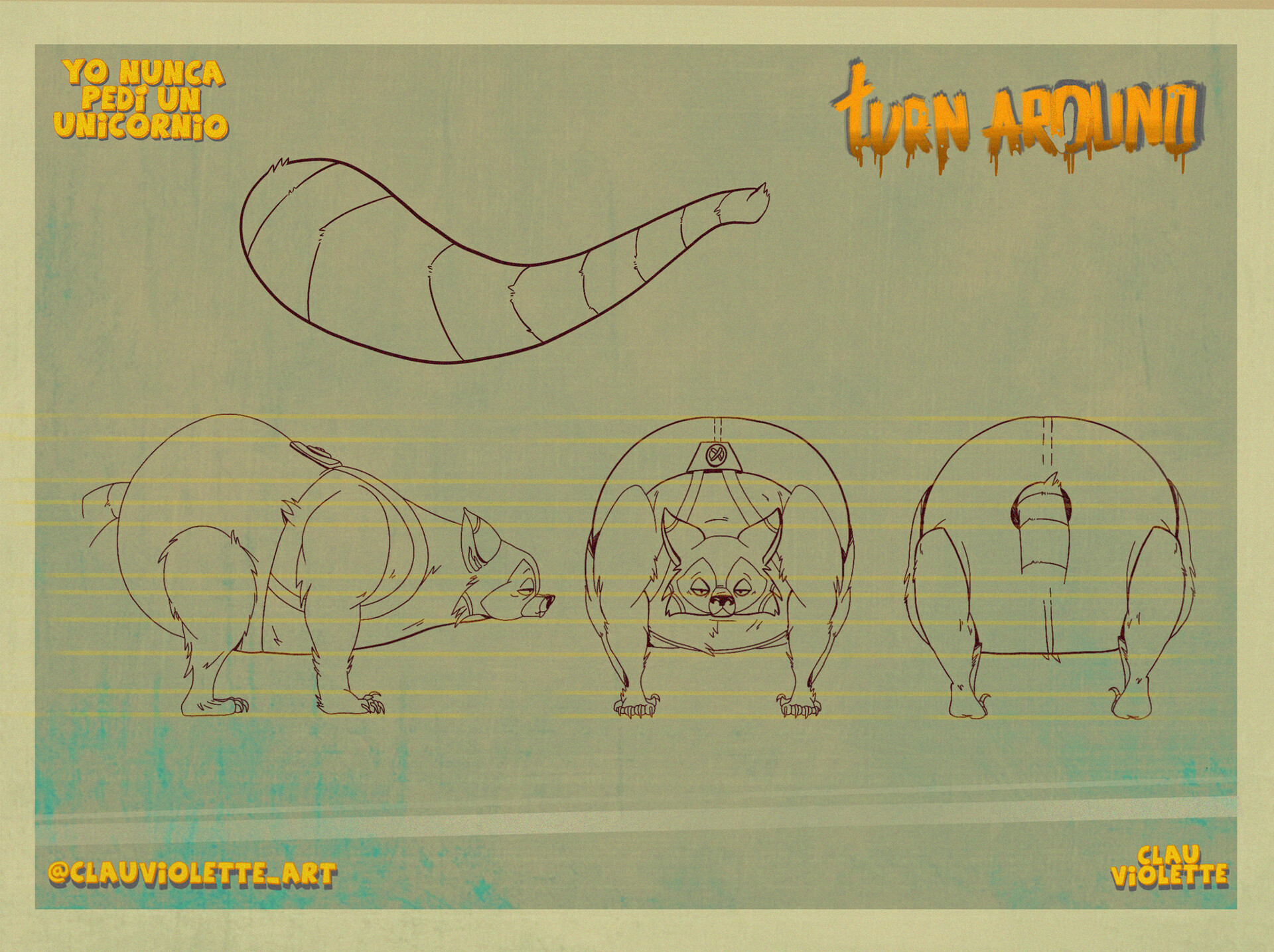 Clau Violette - Cartoon Animation project