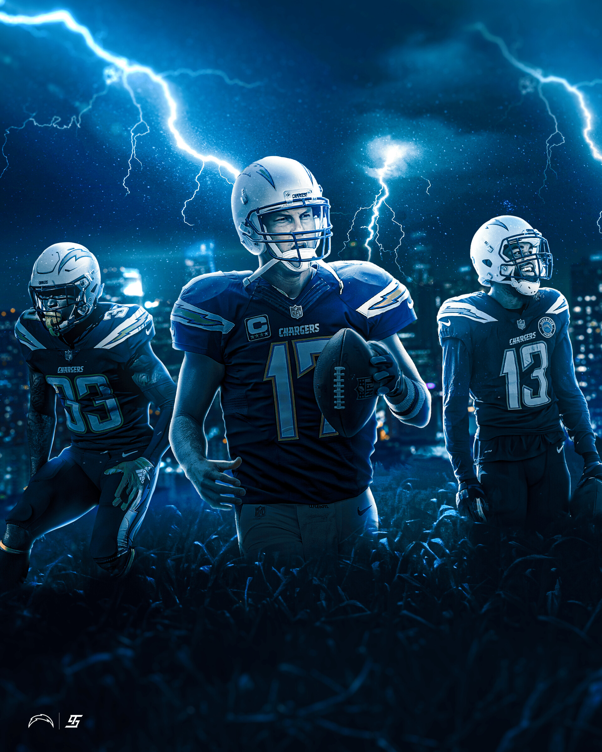 ArtStation - Los Angeles Chargers - Artwork
