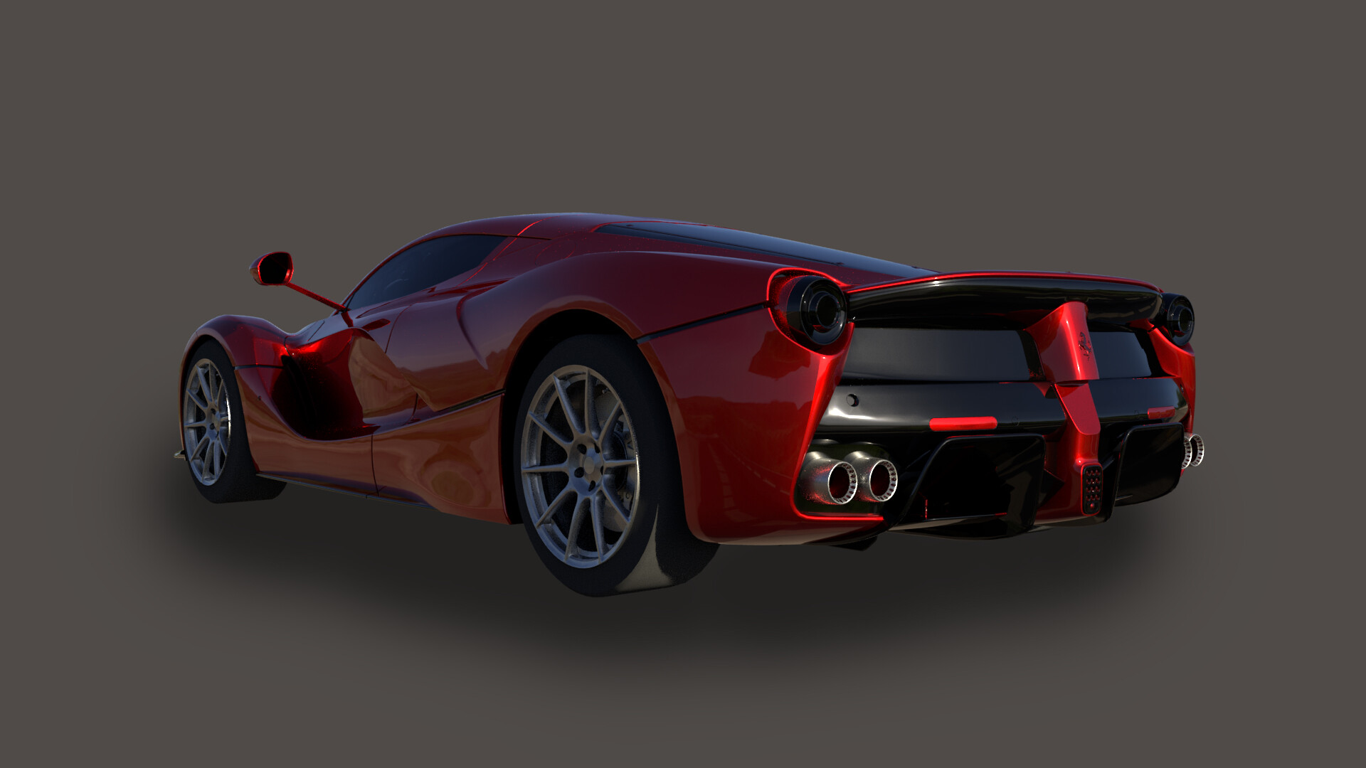JAYNANDAN RANA - 3d Ferrari car modeling, and texturing and rendering