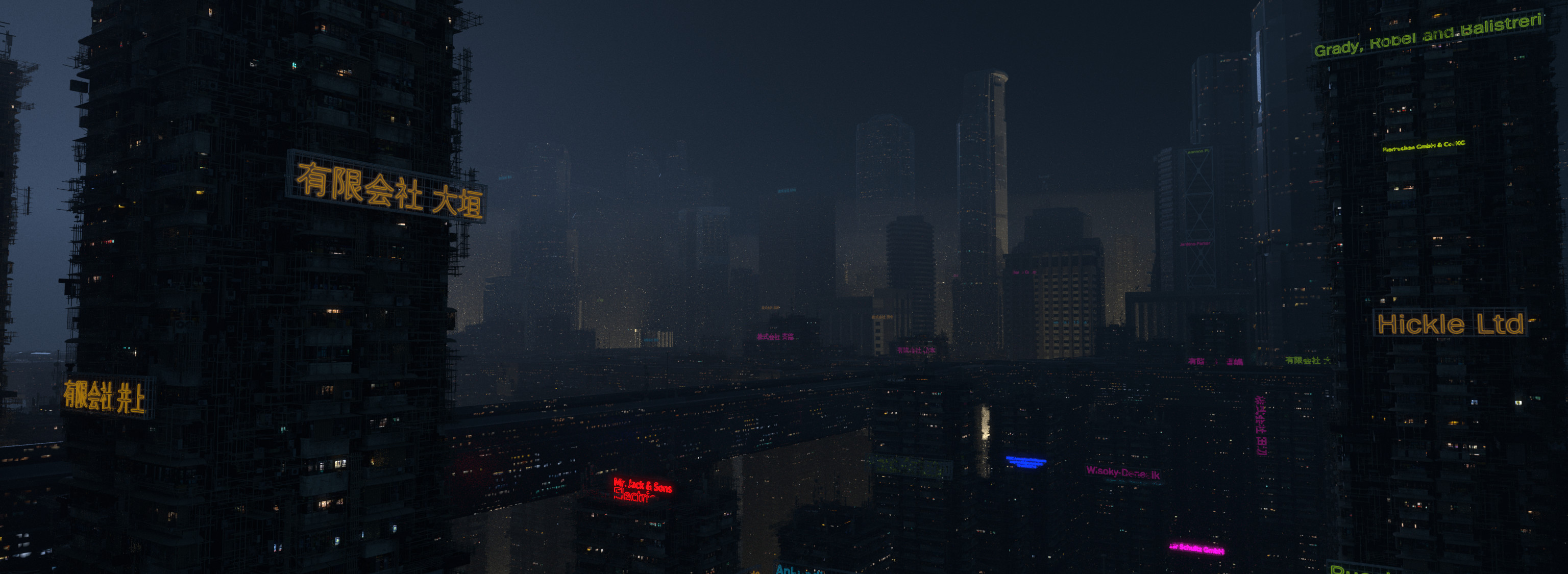 Robin Roeske CG Artist - Cyberpunk City DMP