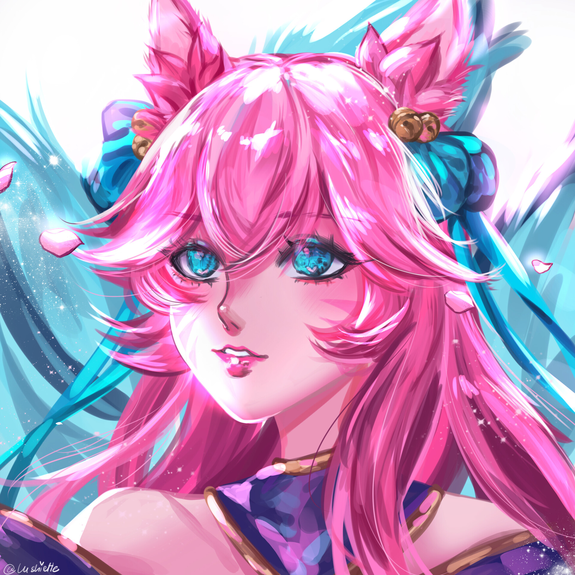 ArtStation - Spirit Blossom Ahri Fanart