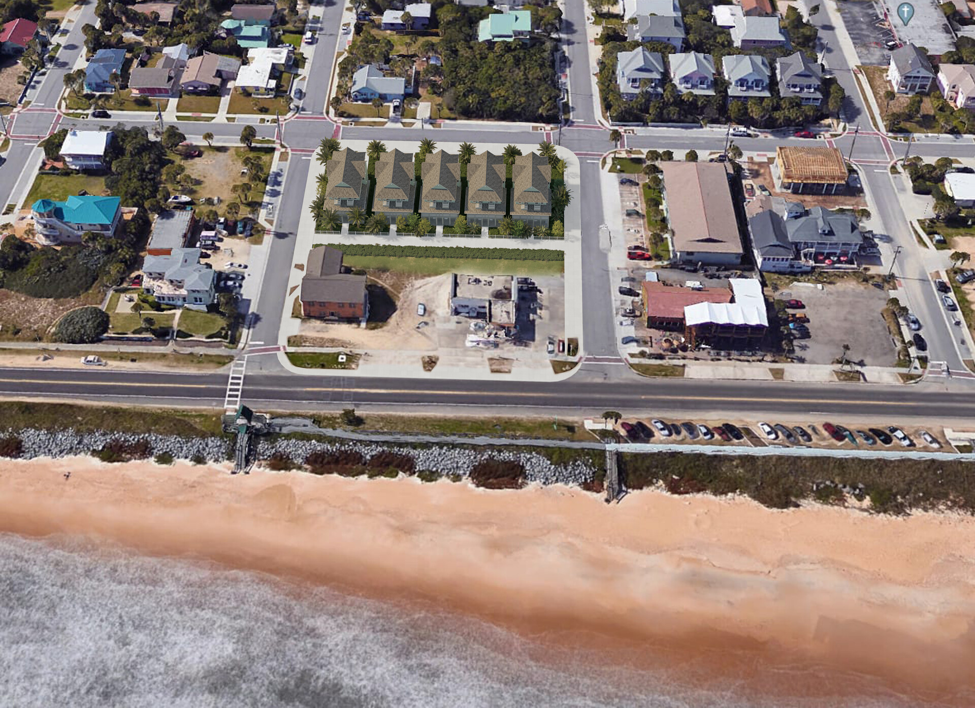 ArtStation - Ariel Townhouse render