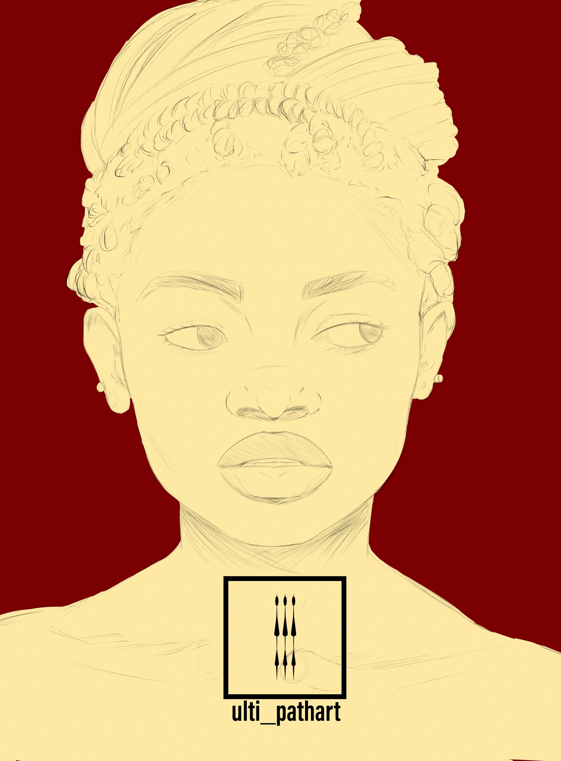 ArtStation - Red (sketch study)