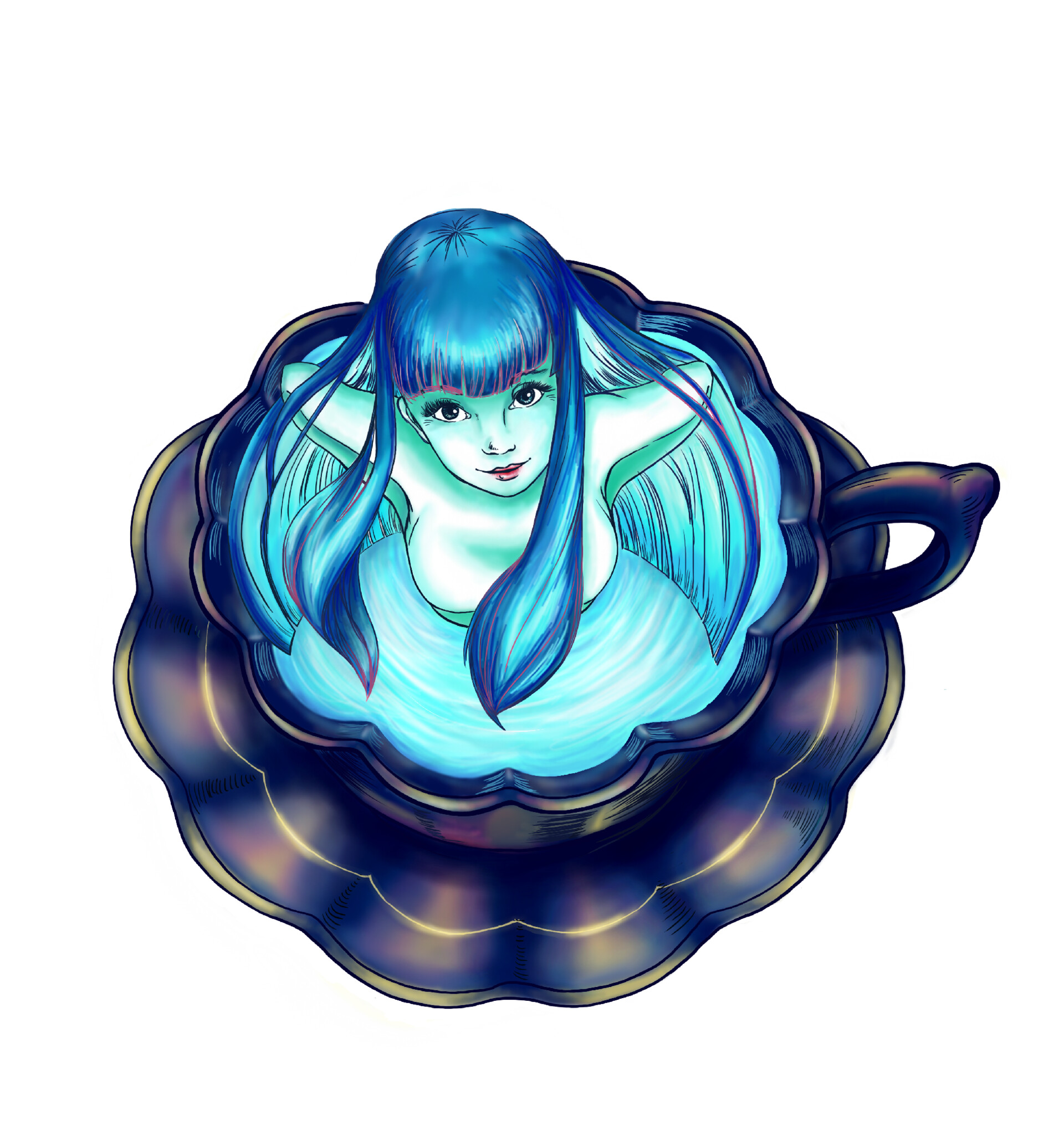 ArtStation - Thé Bleu