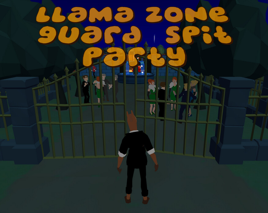 ArtStation - "Llama Zone Spit Gard Party" Unity game_Modelisation of ...