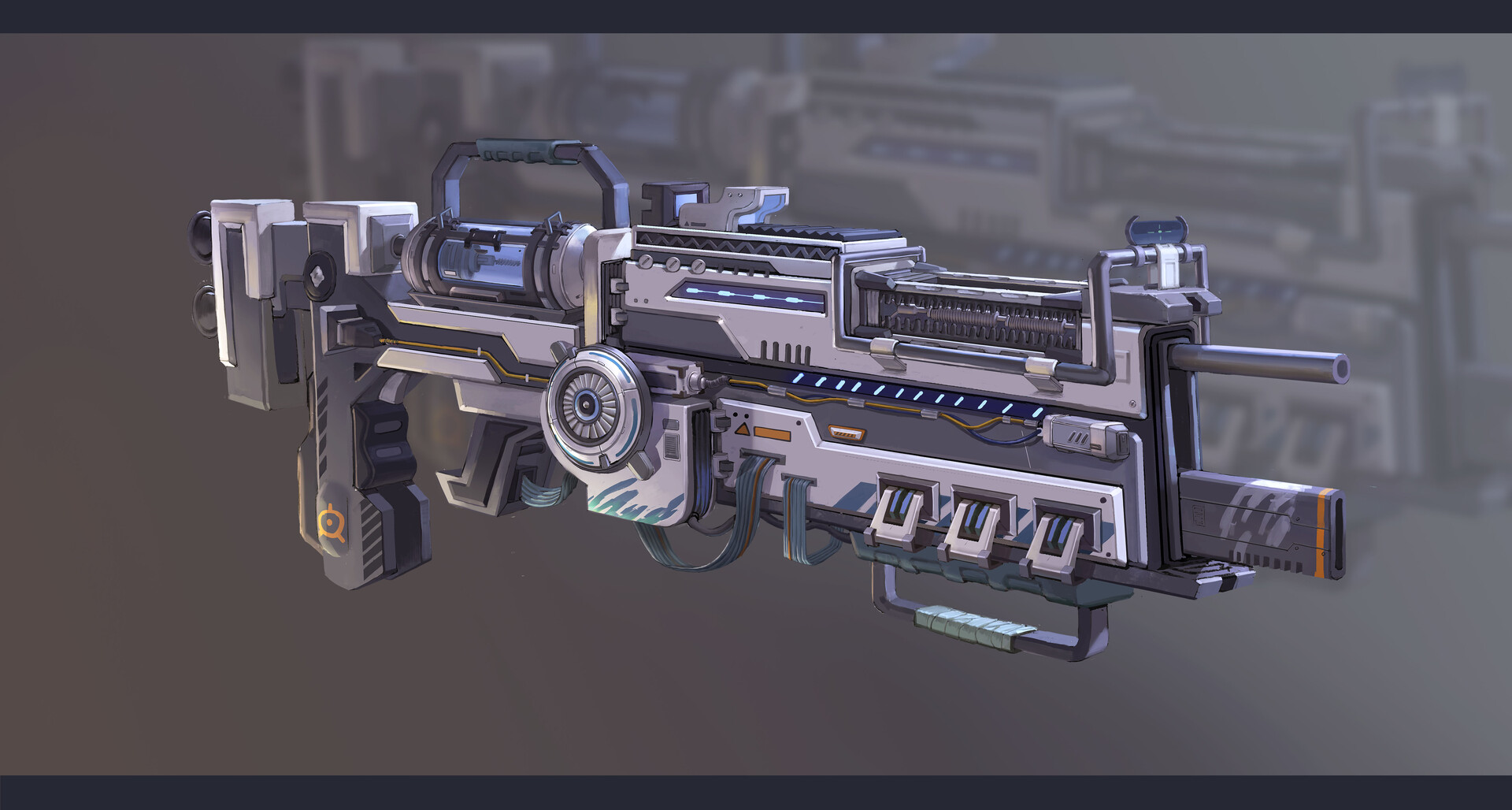 ArtStation - Science fiction gun