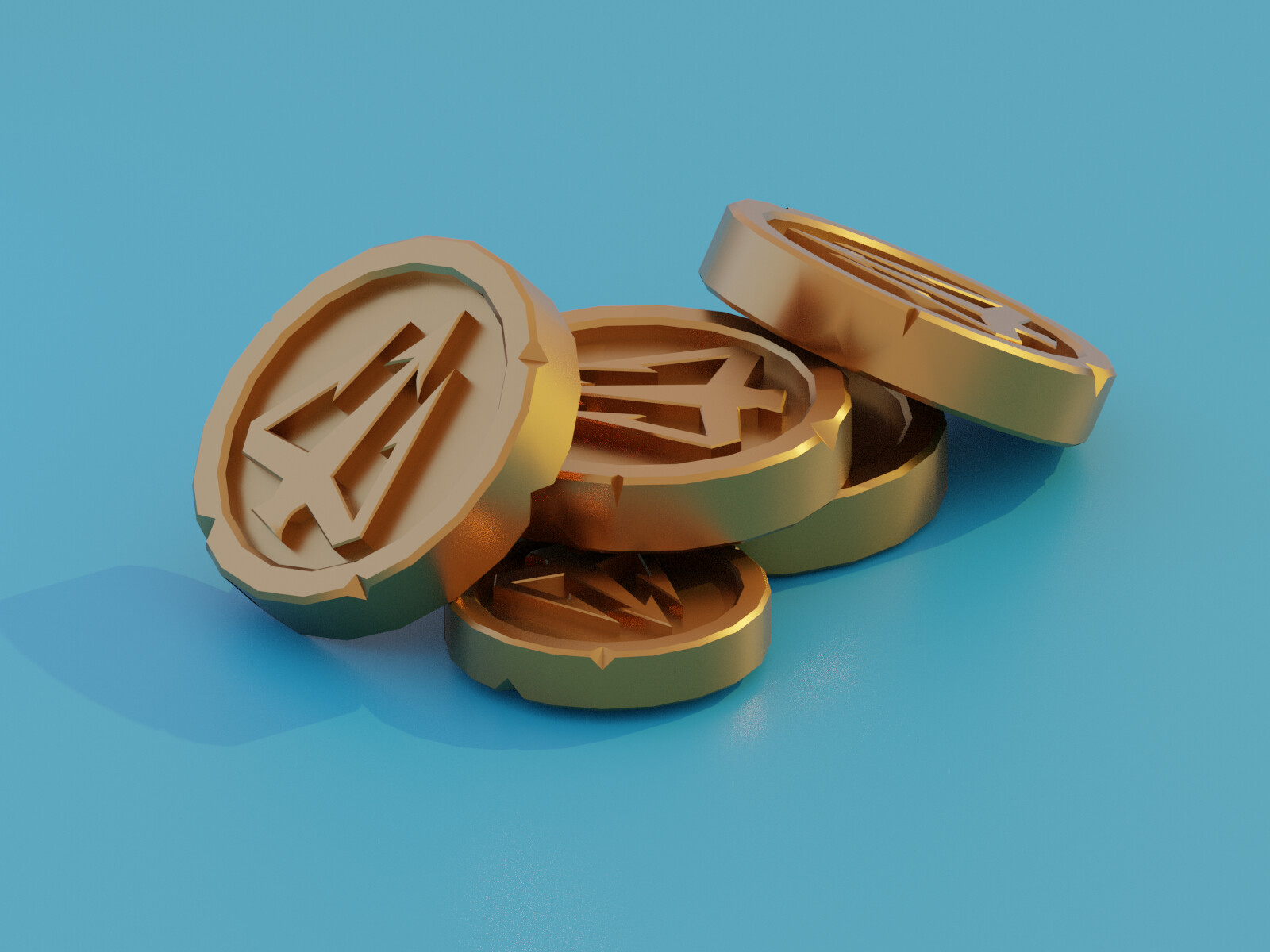 ArtStation - Trident Coins