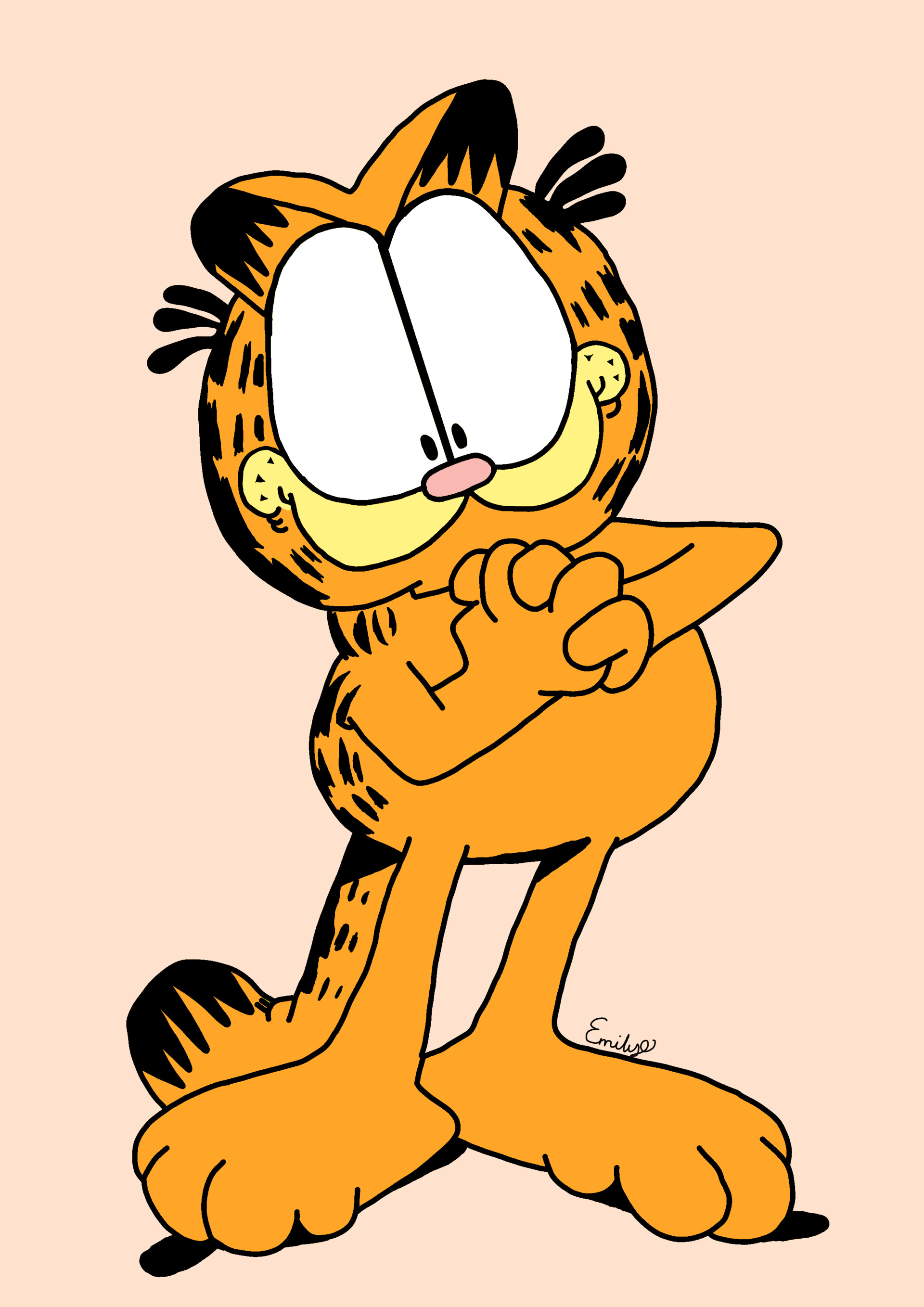 ArtStation - Garfield - Digital Painting.