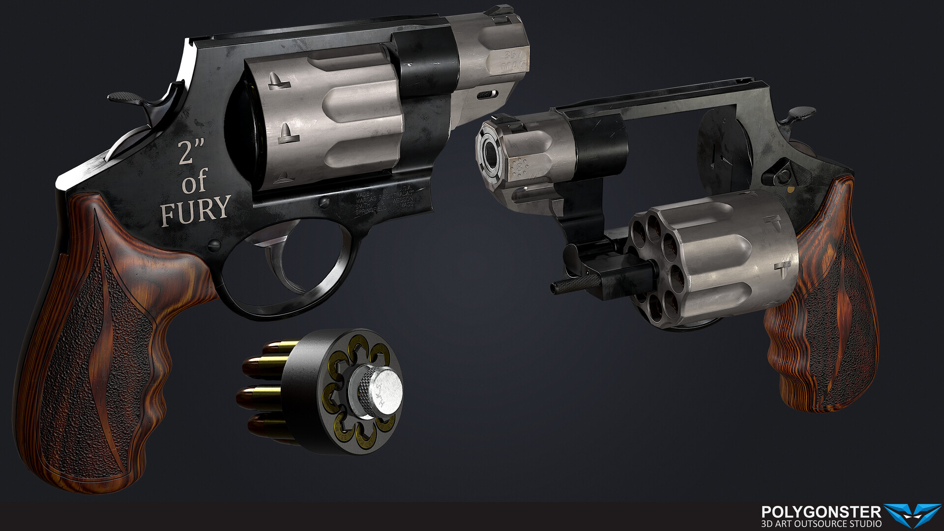 Smith & Wesson 327 Magnum by Polygonster Studio — ProUser.Me