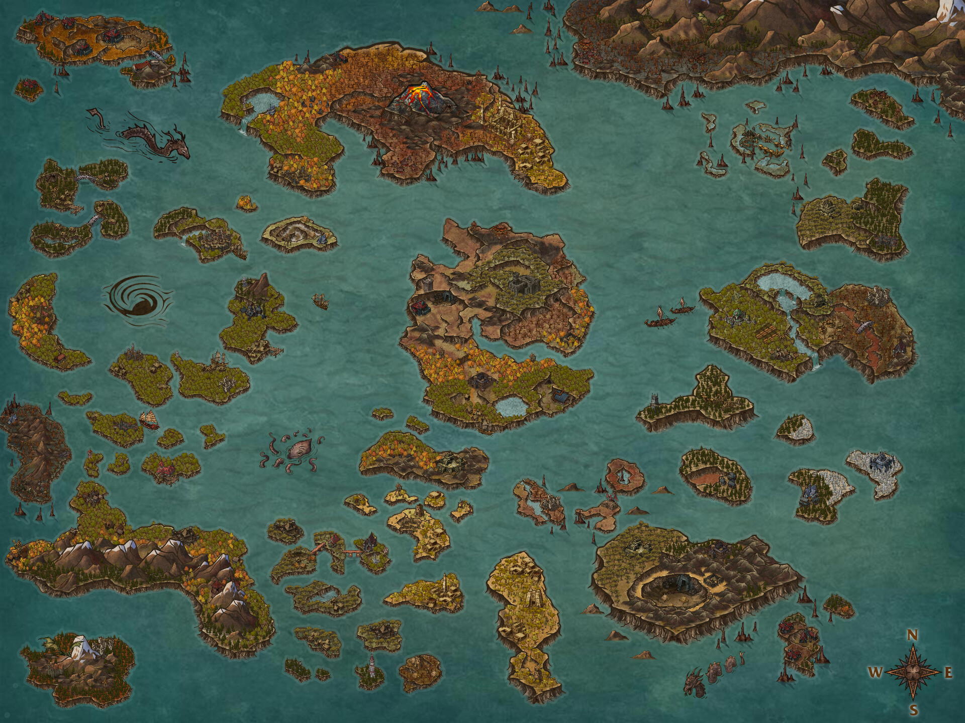 Fantasy Island Map