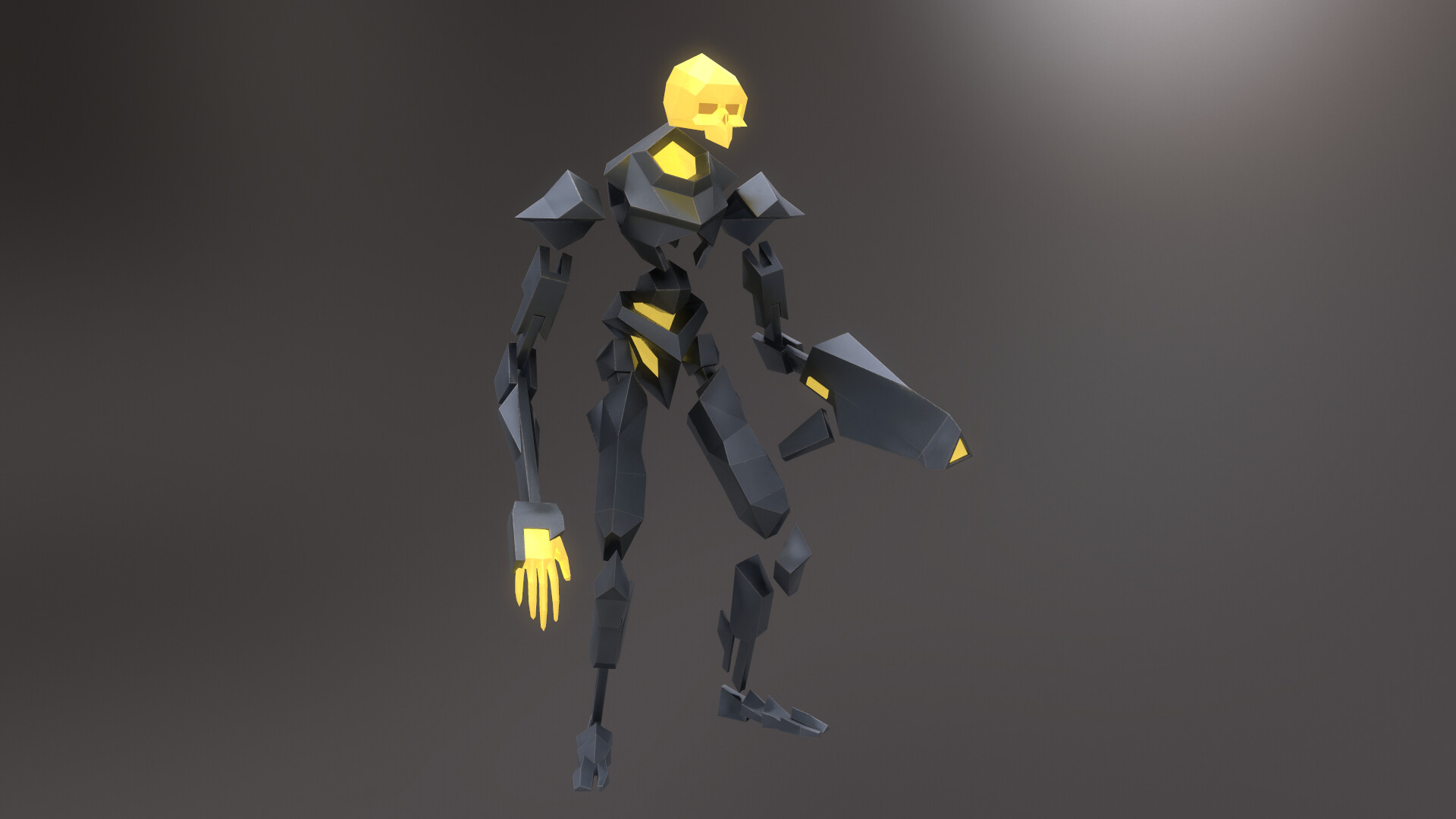 ArtStation - Cyber Skeleton, Nikita Gaag