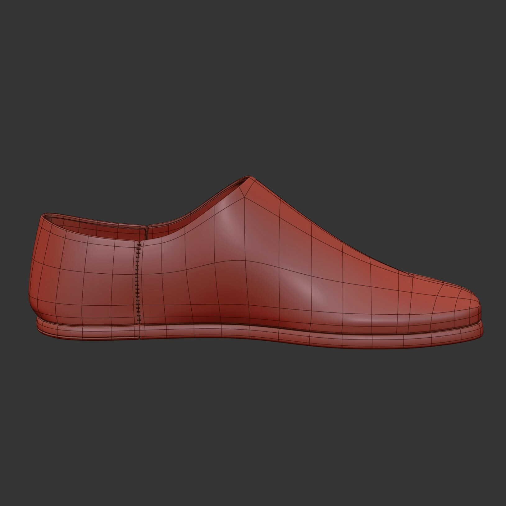 Cagatay Cetin - Tabi Leather Loafers 3D model