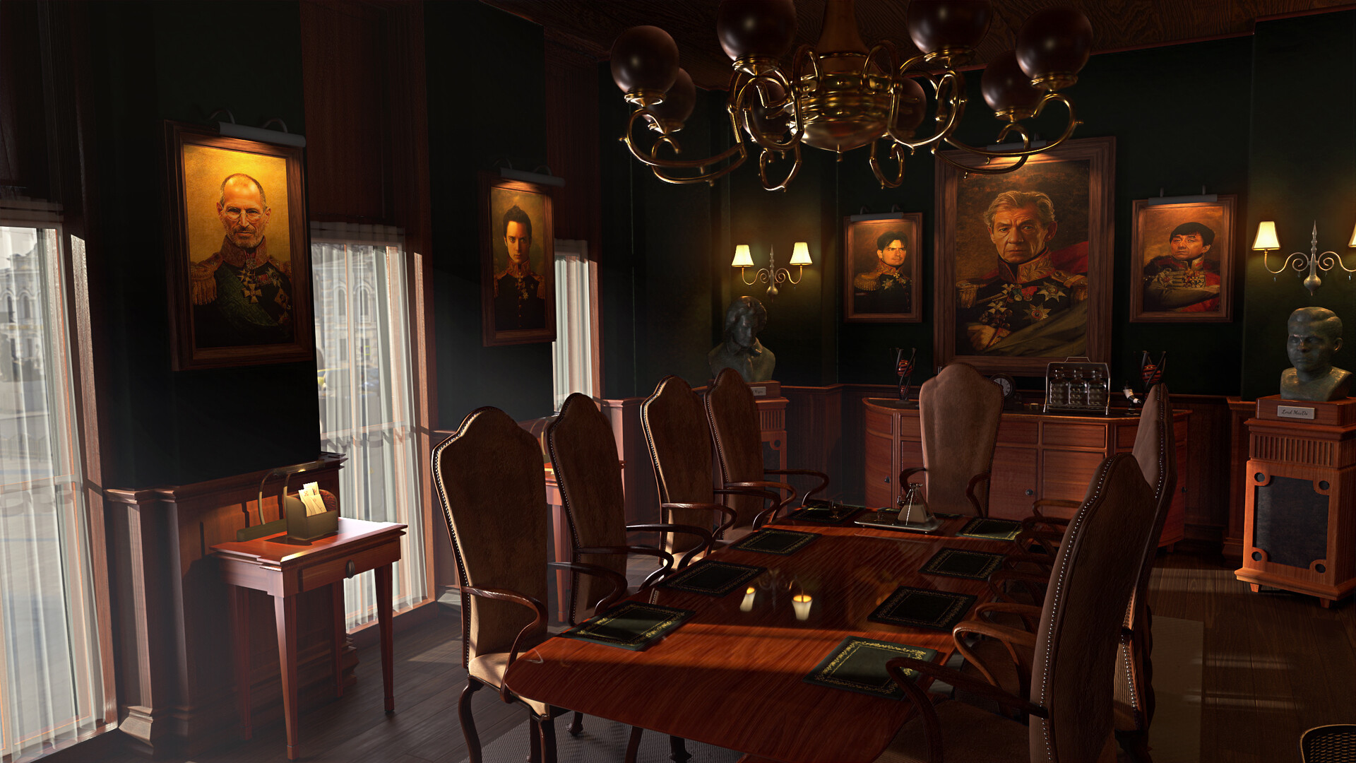 Haineaux Alexandre ; Portfolio & Reel - meeting room - Kingsman: The ...