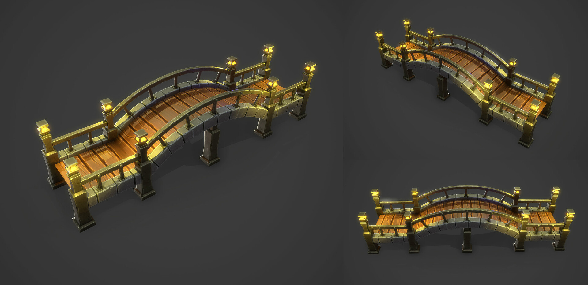 ArtStation - Stylized Bridge