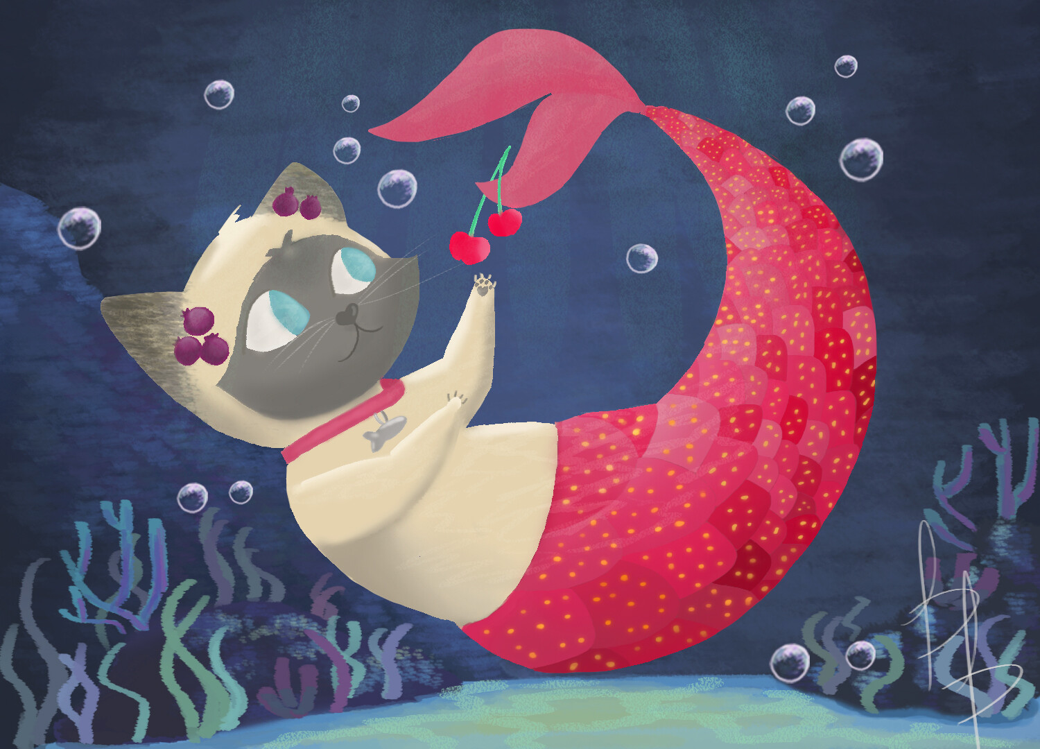 ArtStation - Cat Mermaid