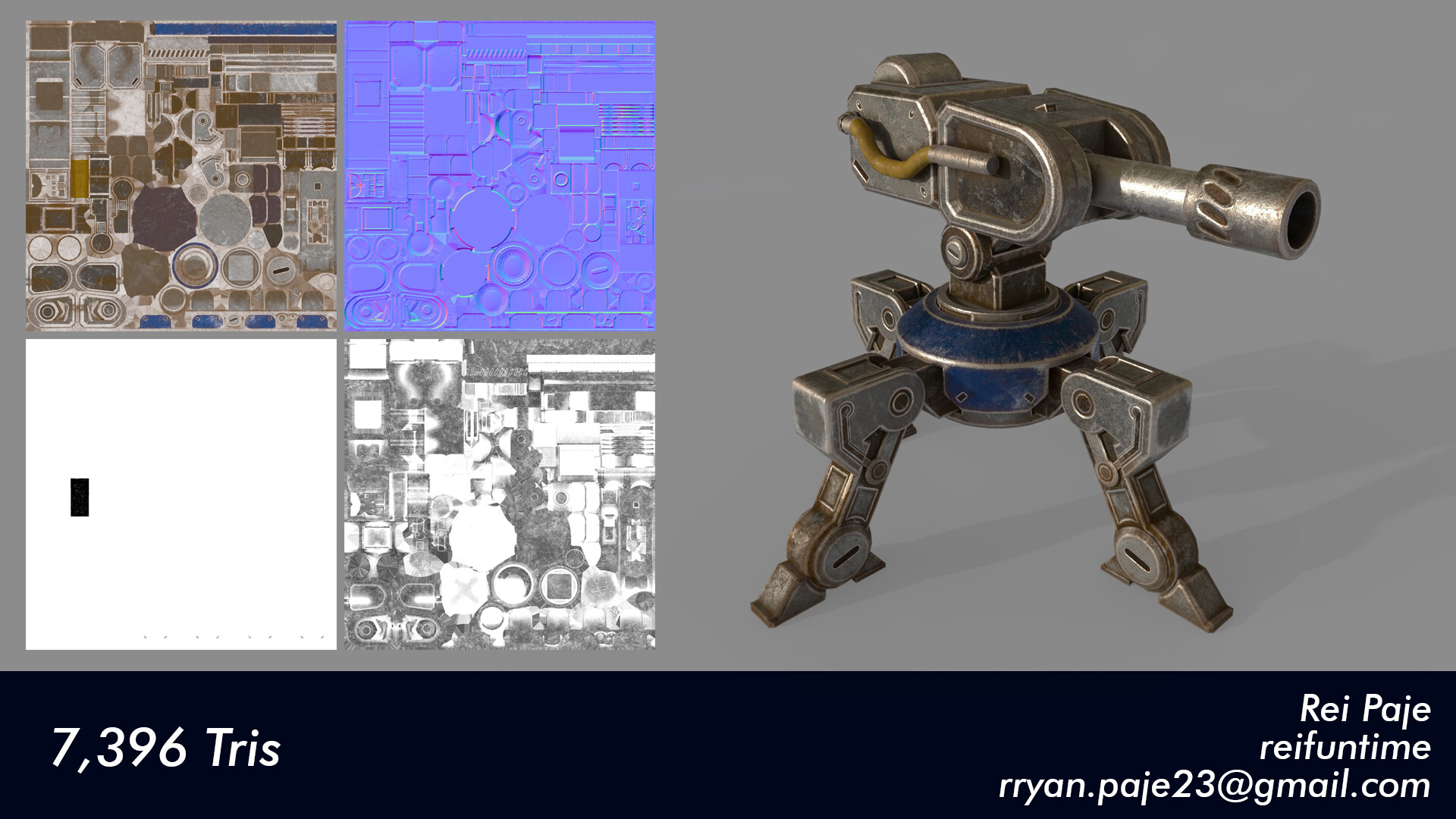 Rei Paje - Battle Damaged Torbjorn Turret