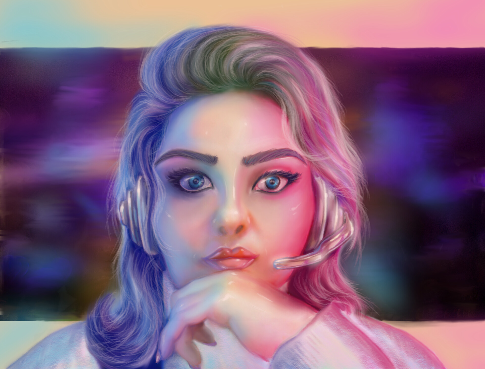 ArtStation - Monitor Girl