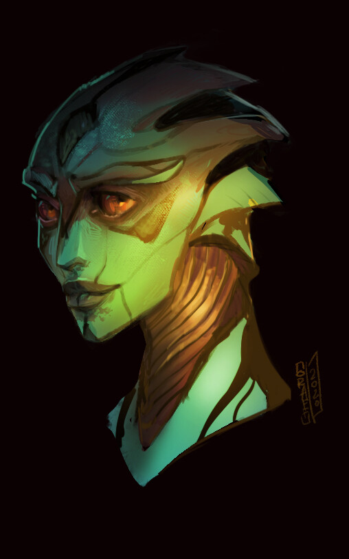 ArtStation - Sunset Colored Eyes