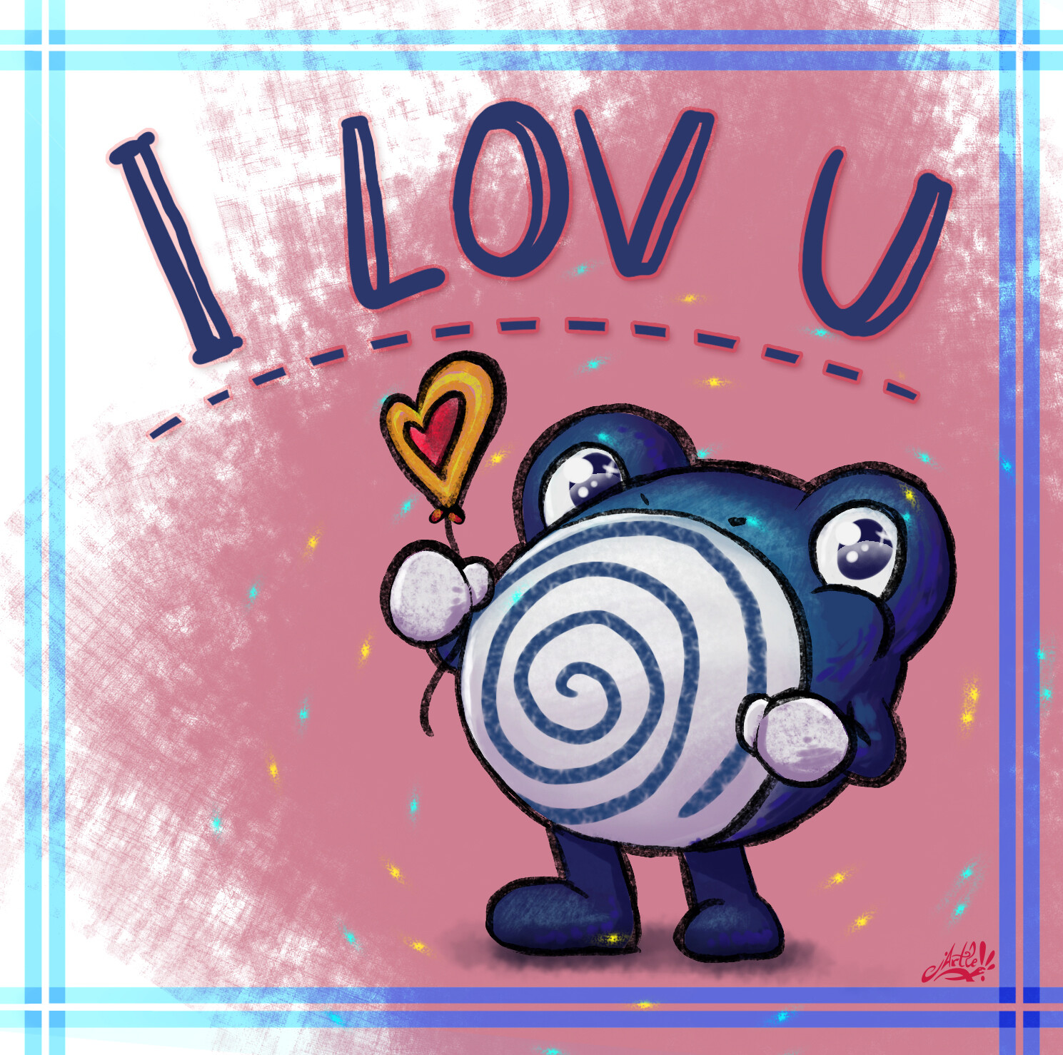 ArtStation - Poliwhirl loves you