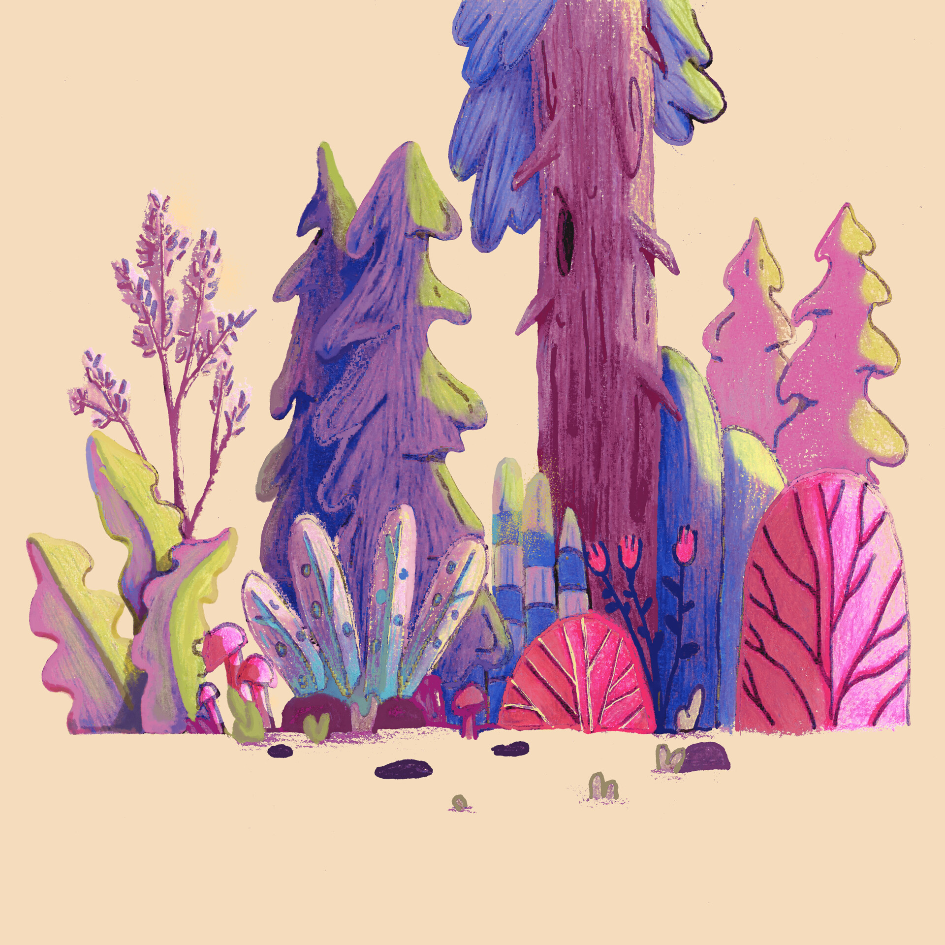 ArtStation - I like painting stylized 2d backgrounds!