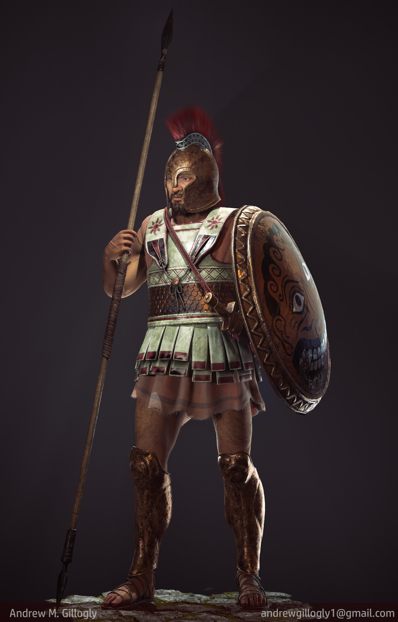 Andrew Gillogly - Greek Hoplite