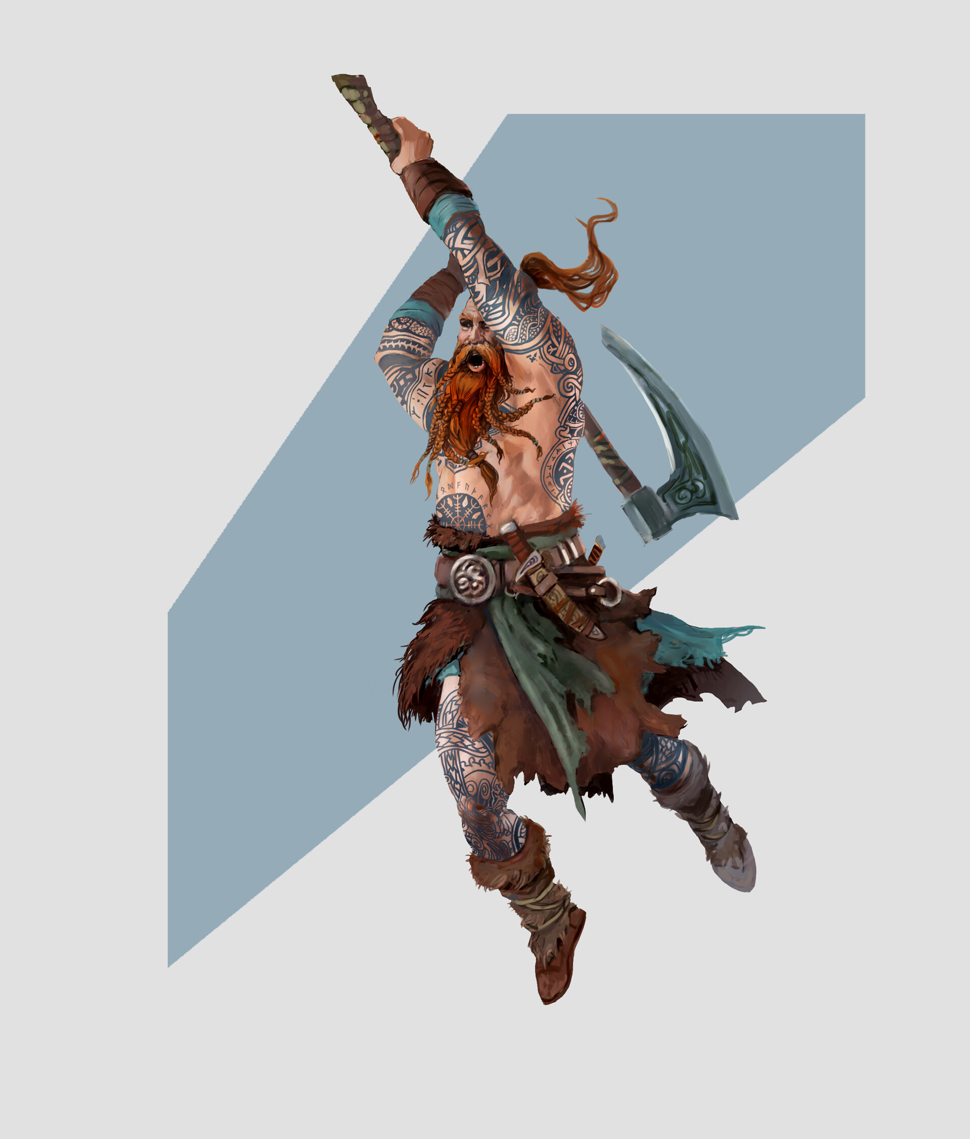 ArtStation - Viking warrior