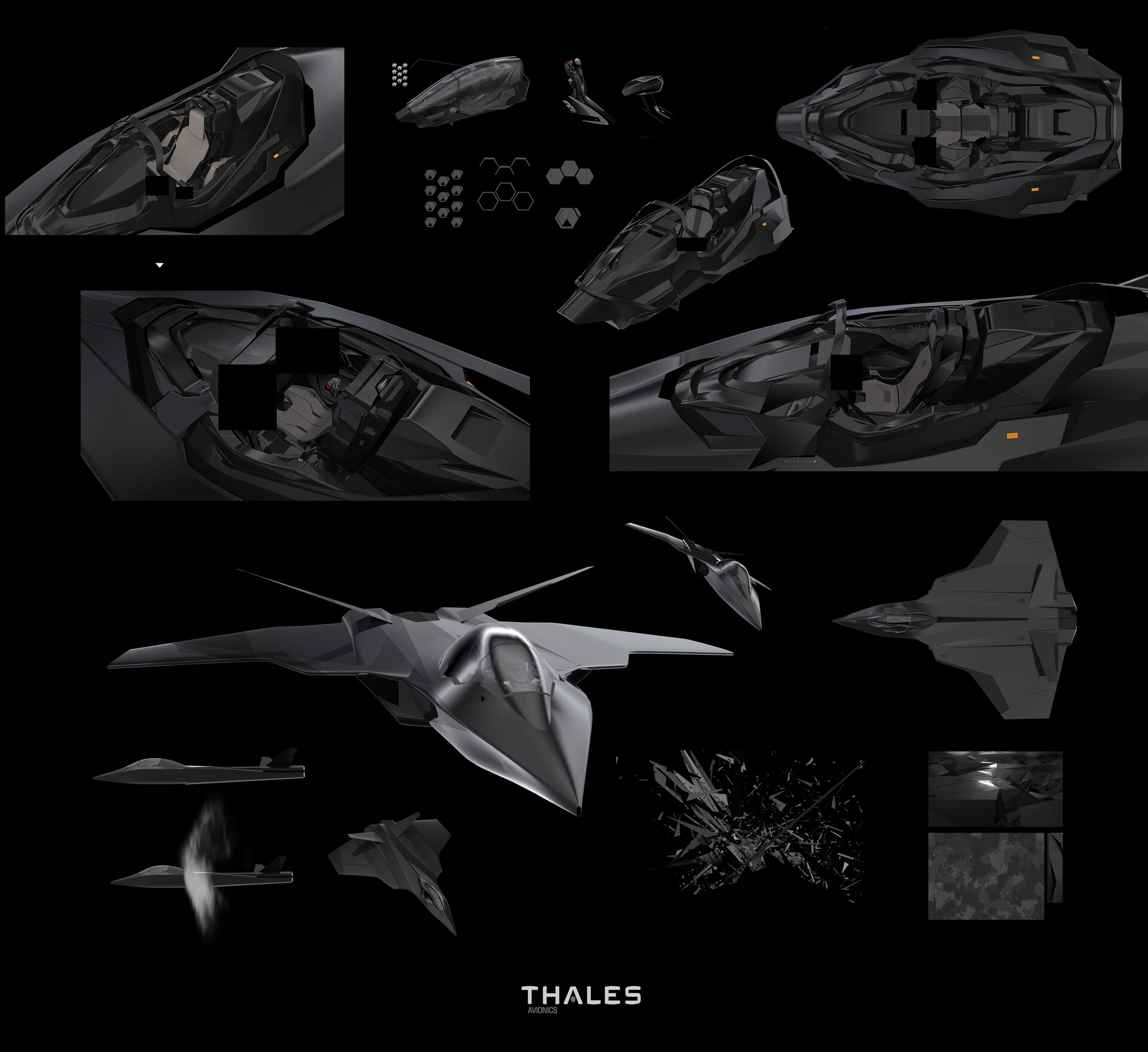 ArtStation - THALES AVS - NEXT GEN JETFIGHTER COCKPIT - CONCEPT DESIGN ...