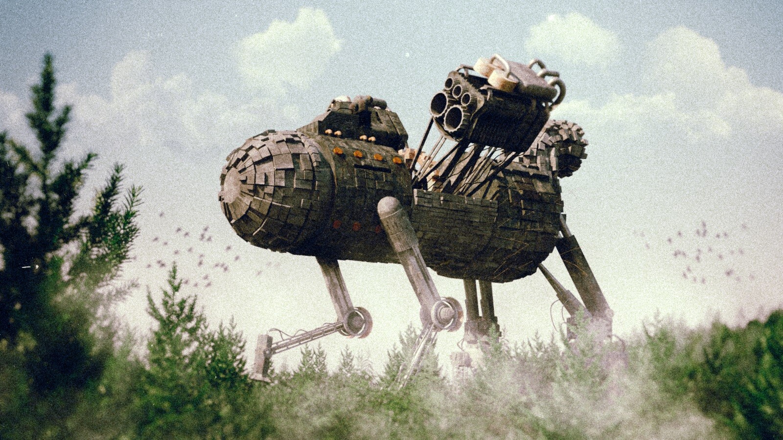 ArtStation - Strange robot, Nikolai Maletskov