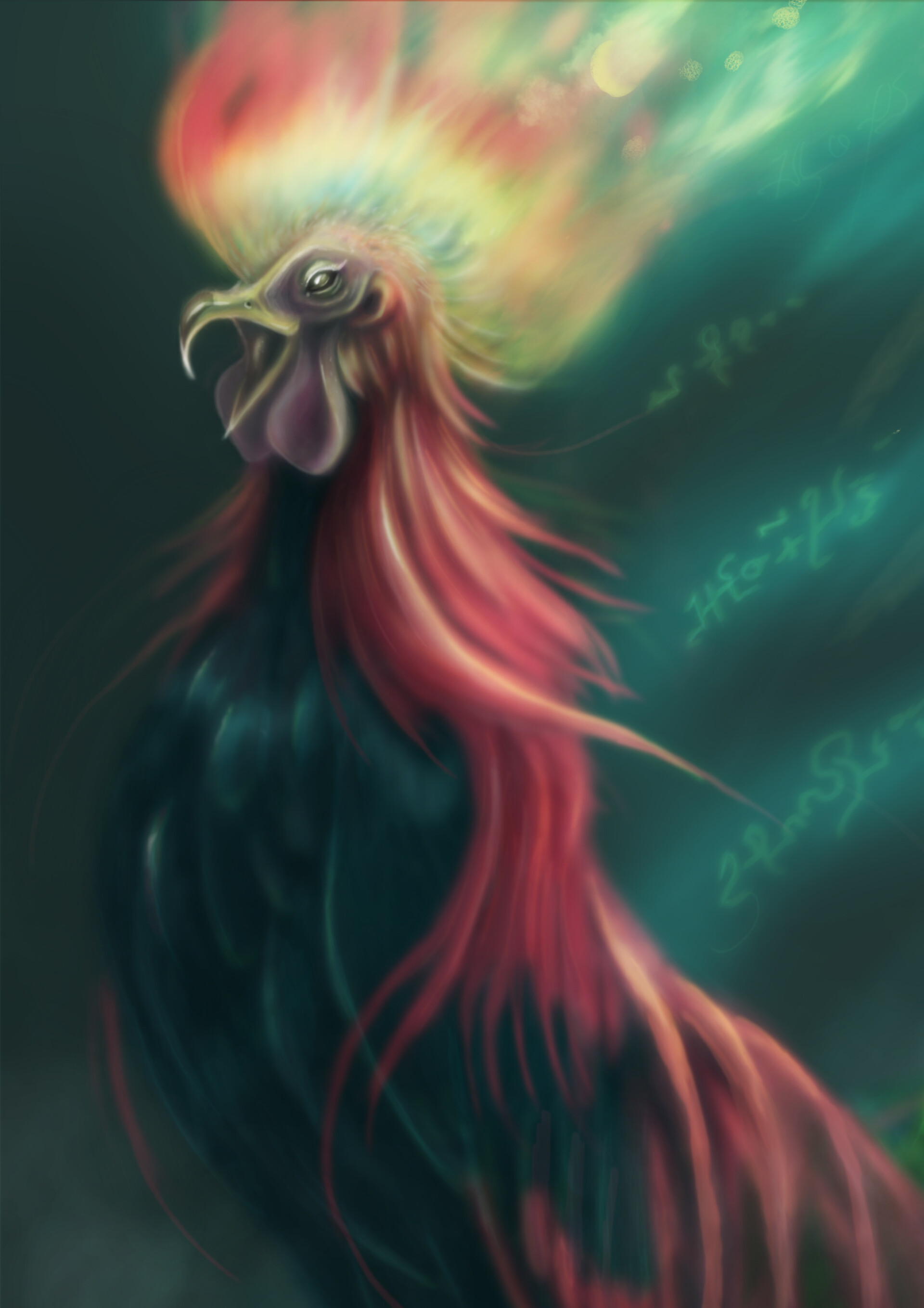 ArtStation - fire rooster