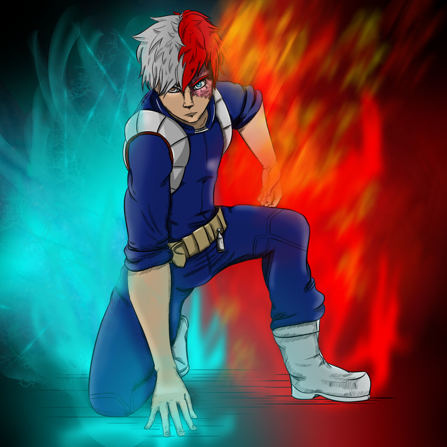 ArtStation - BNHA: Shoto