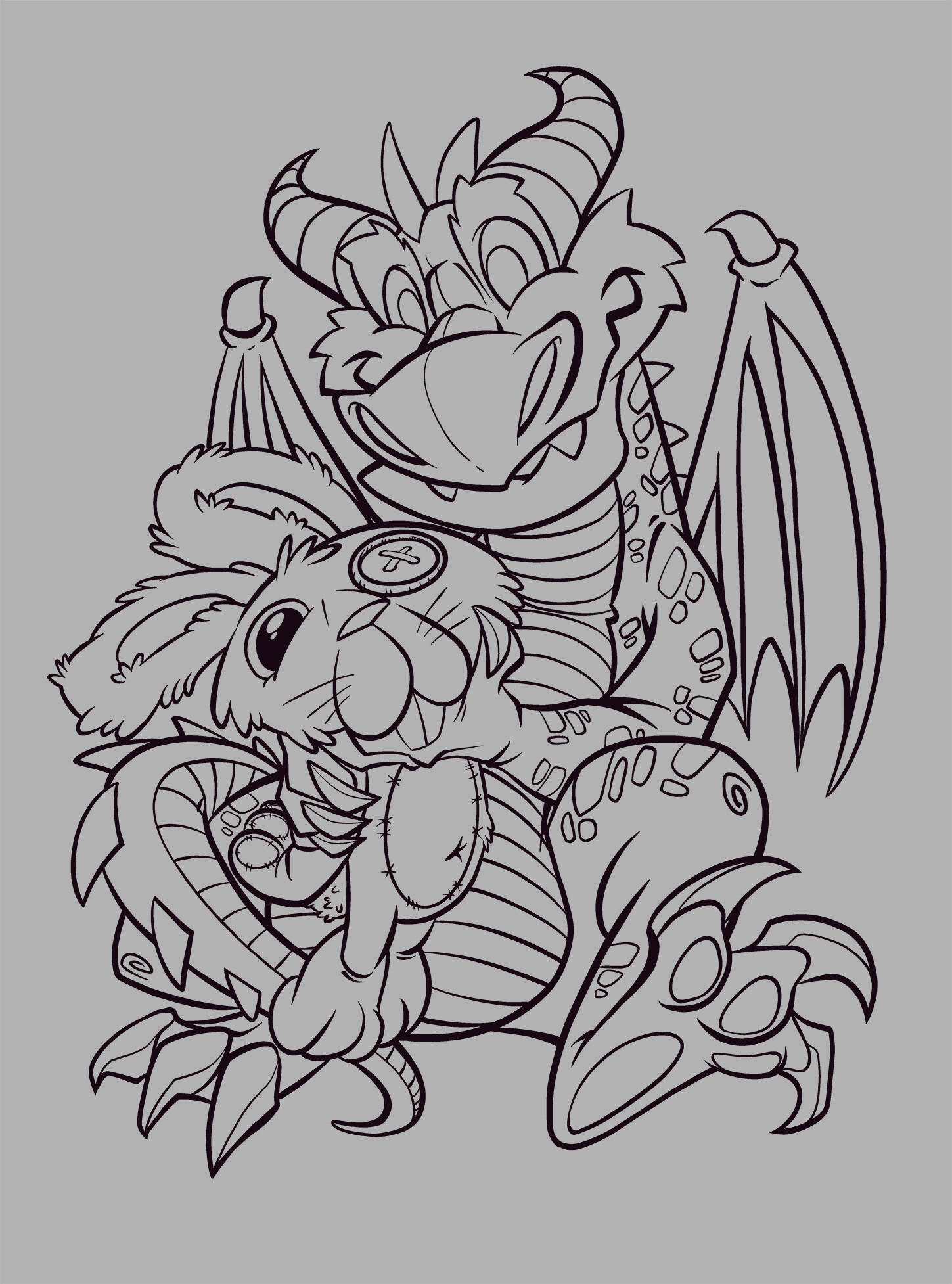 spyro the dragon coloring book